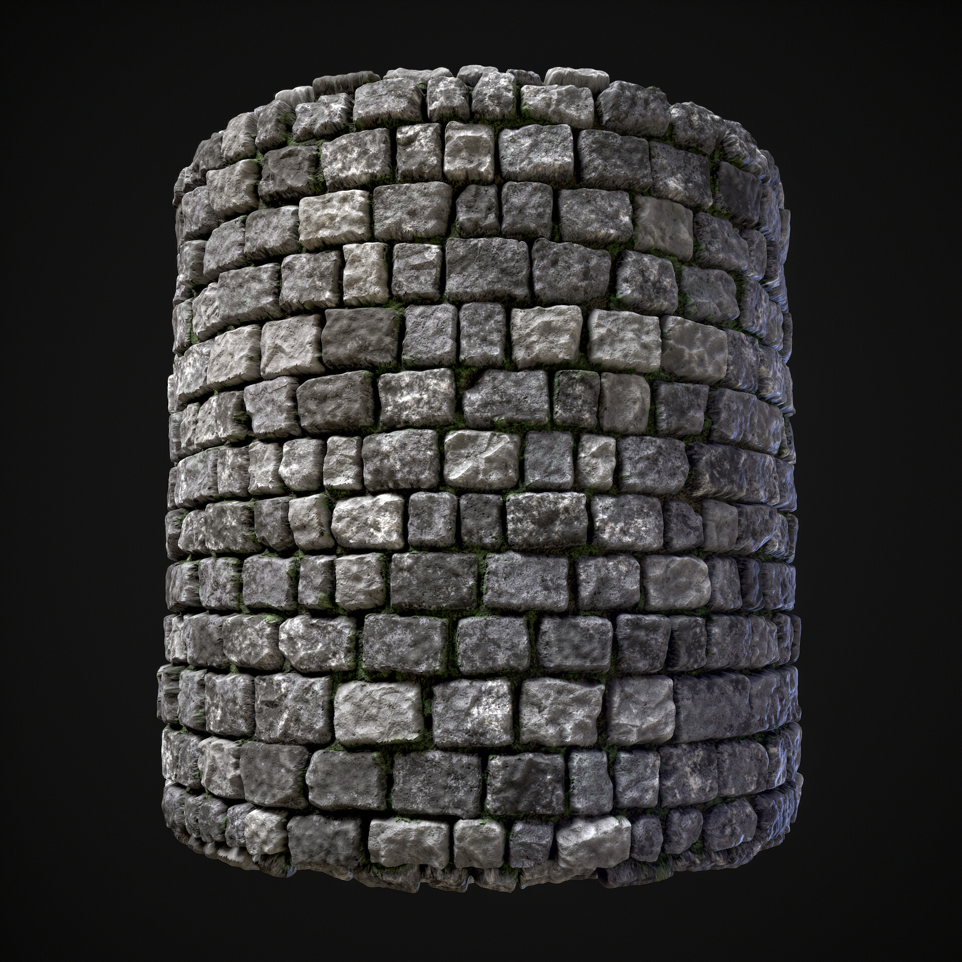 ArtStation - Stone Castle Wall