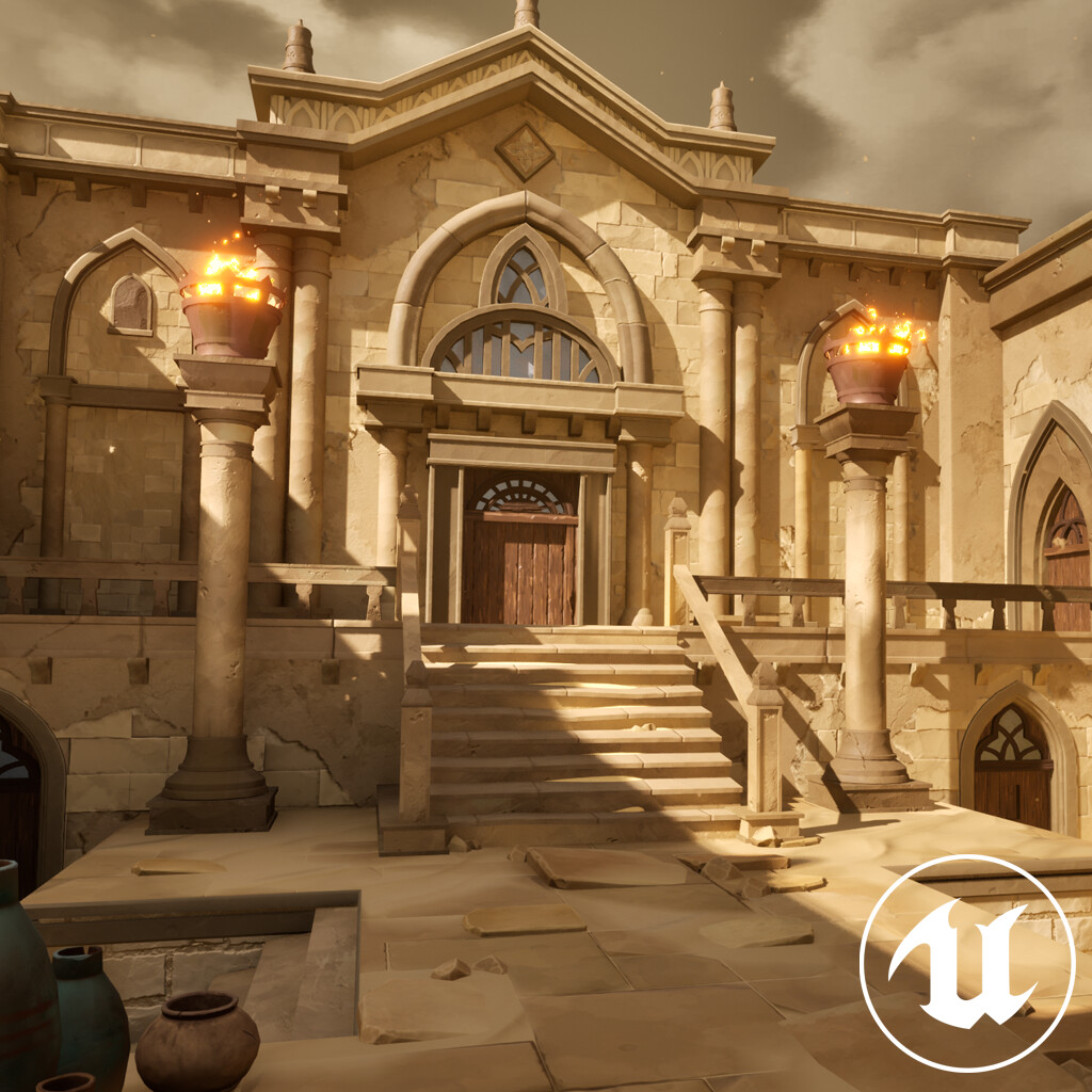 ArtStation - Desert Temple