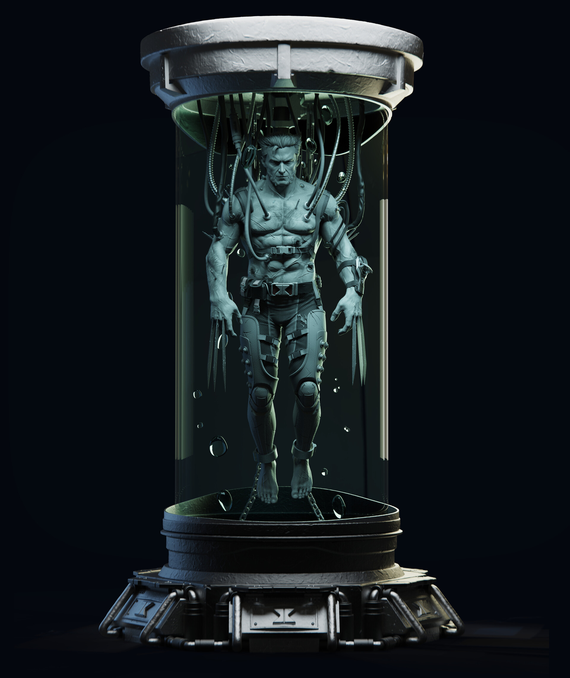 ArtStation - Weapon X—Wolverine(WIP)