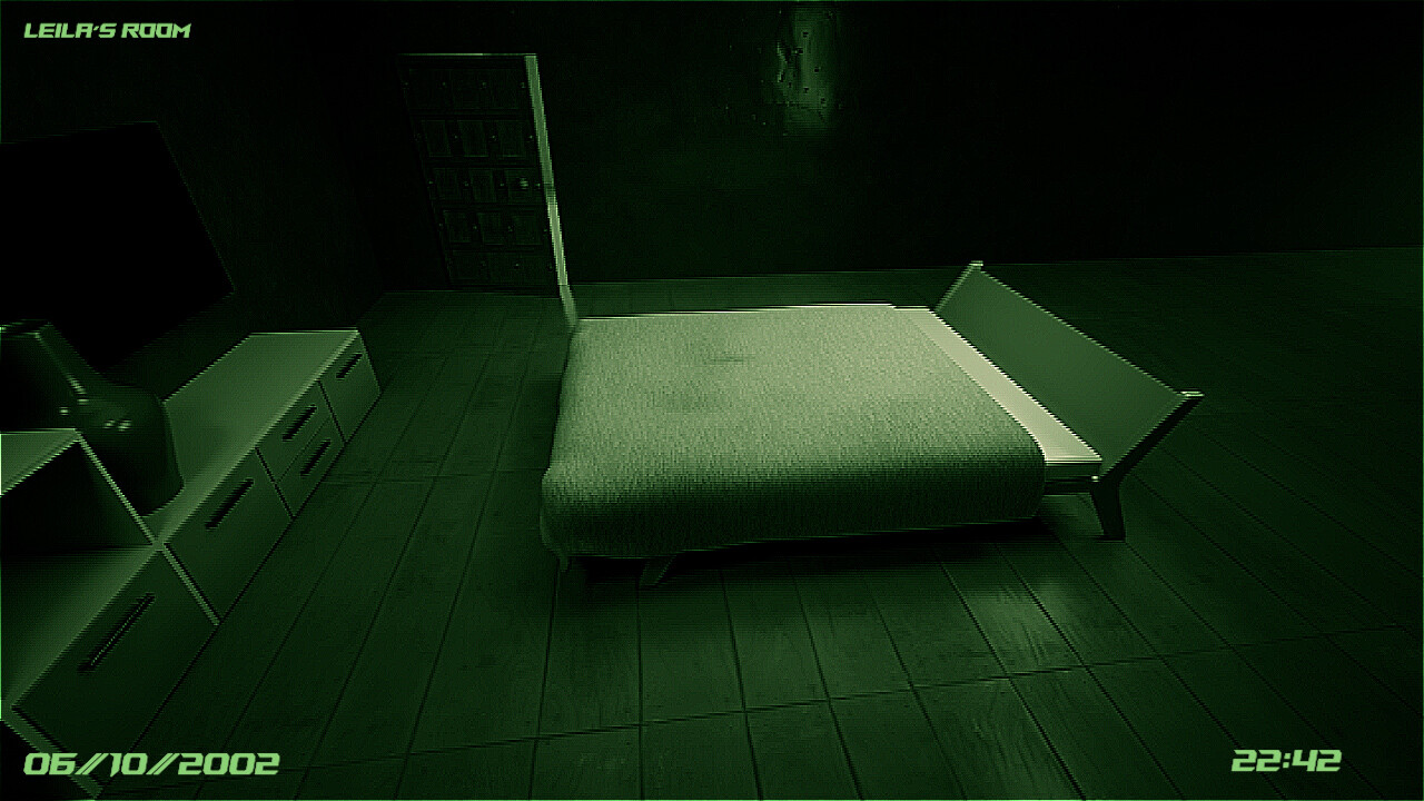 ArtStation - Scary room with surveillance camera video