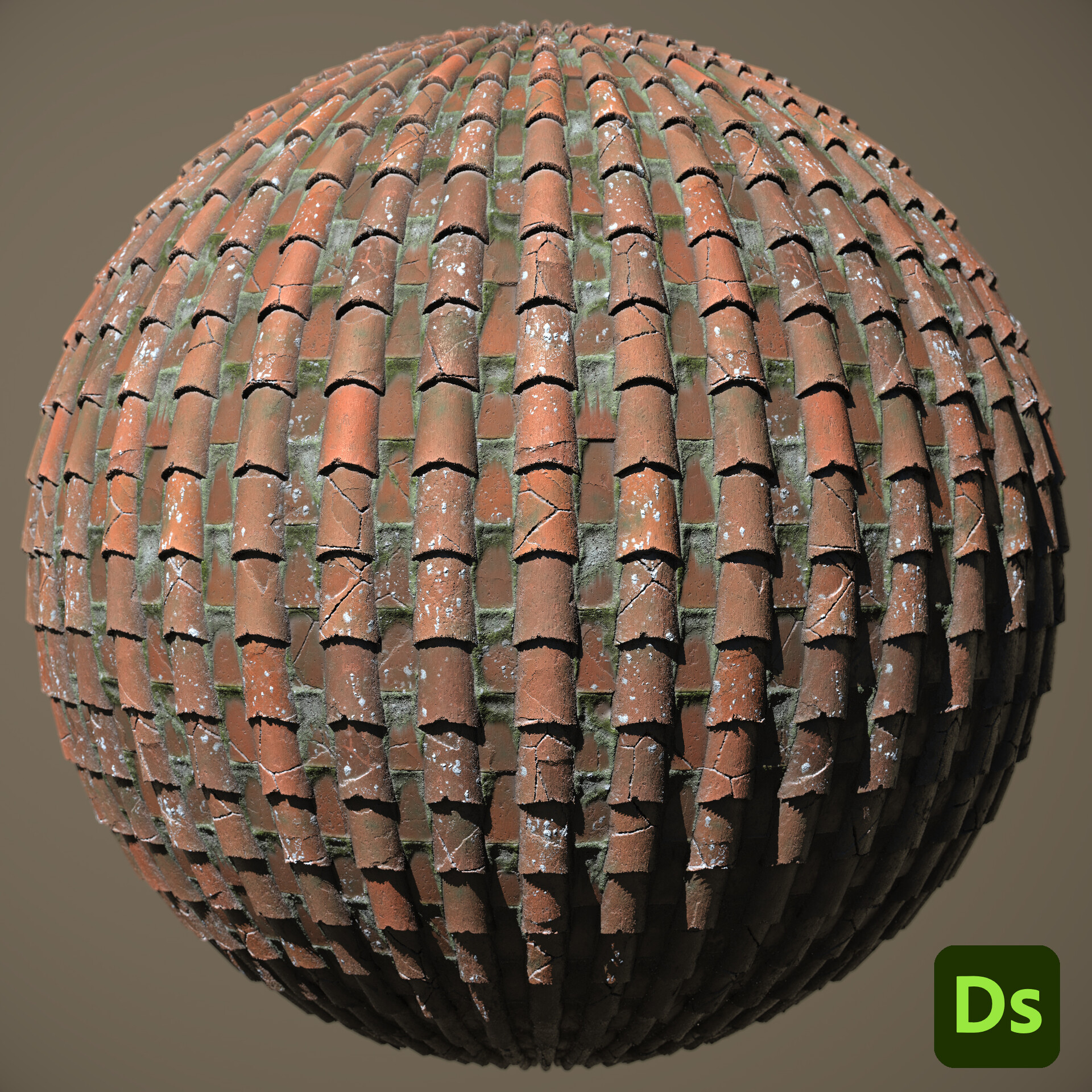 ArtStation - Roof Tiles Material