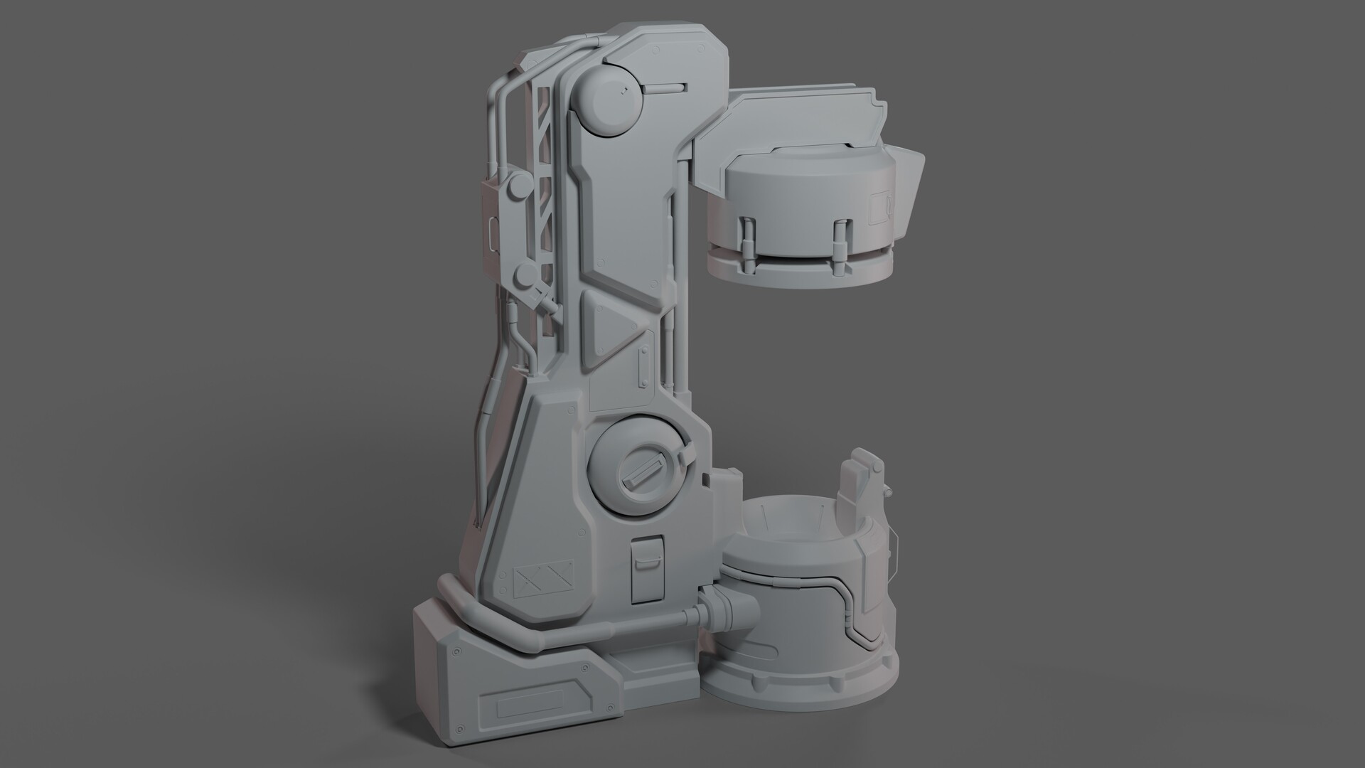 ArtStation - Sci-Fi Capsule (In Progress)