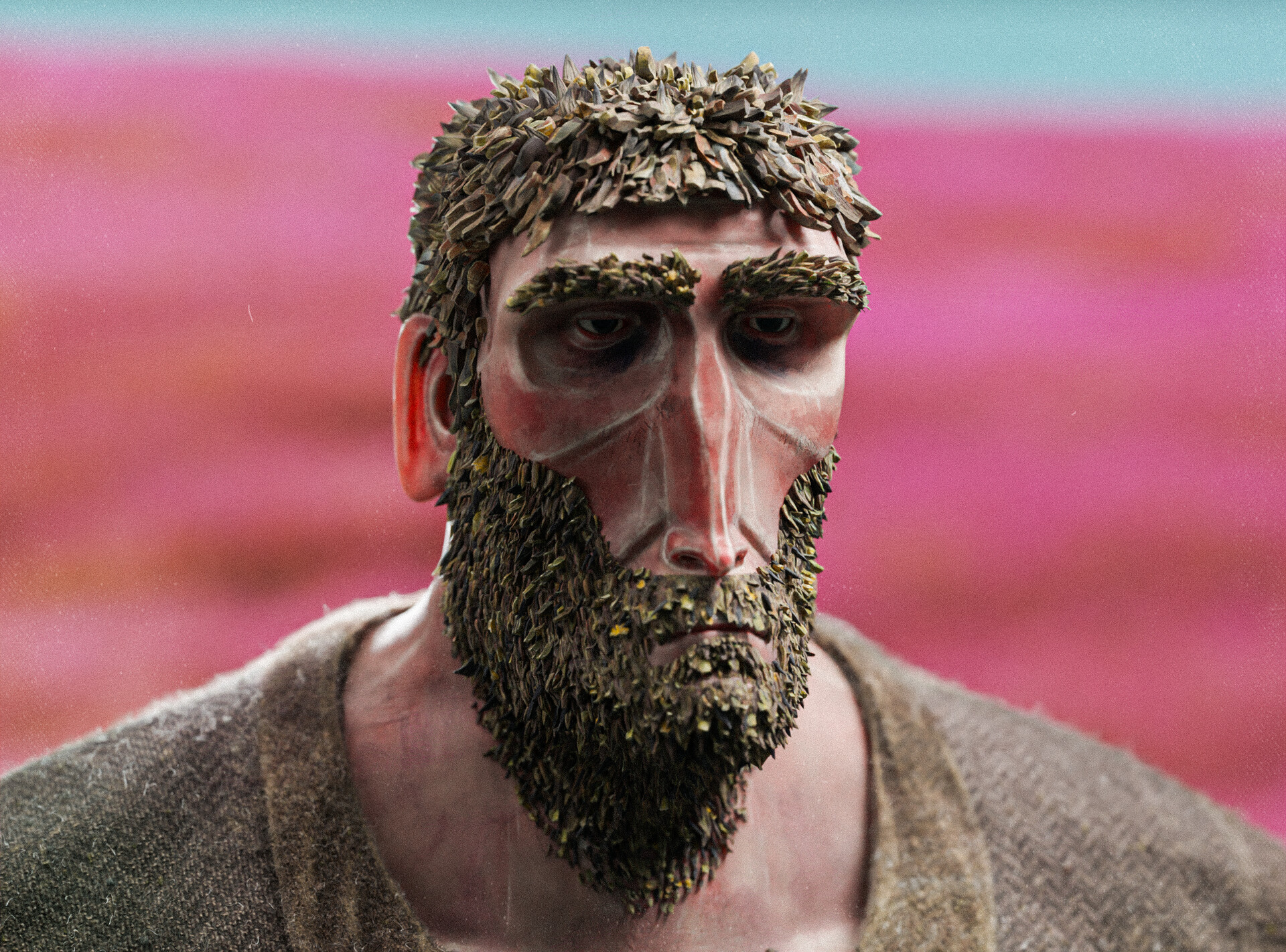 ArtStation - Stylized homeless man, 3d character