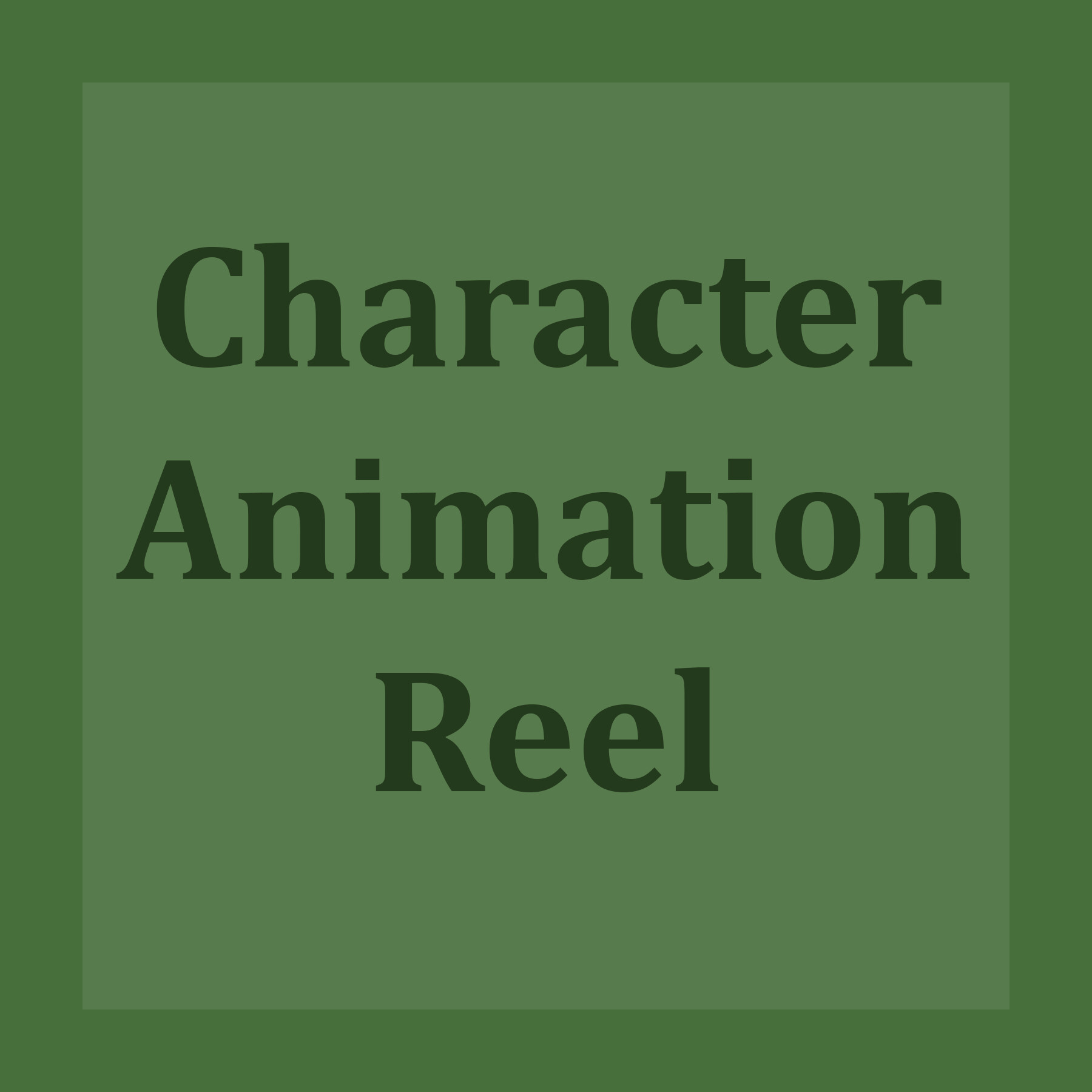 ArtStation - Character Animation Reel