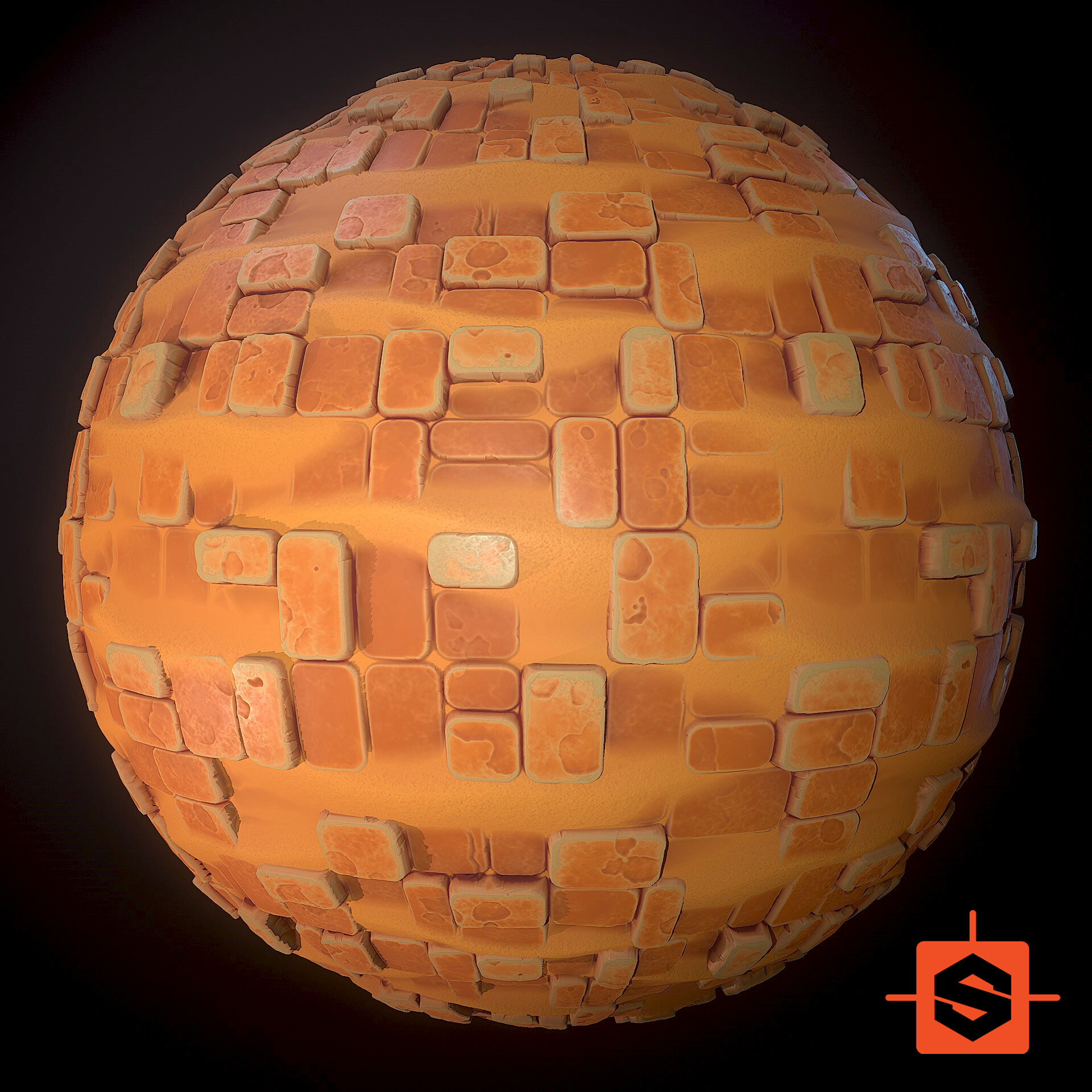 ArtStation - Stylized Mixed Desert Sandstone Material