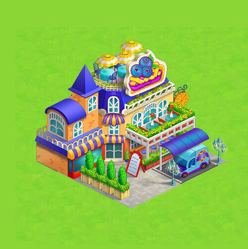 ArtStation - Cake shop progression