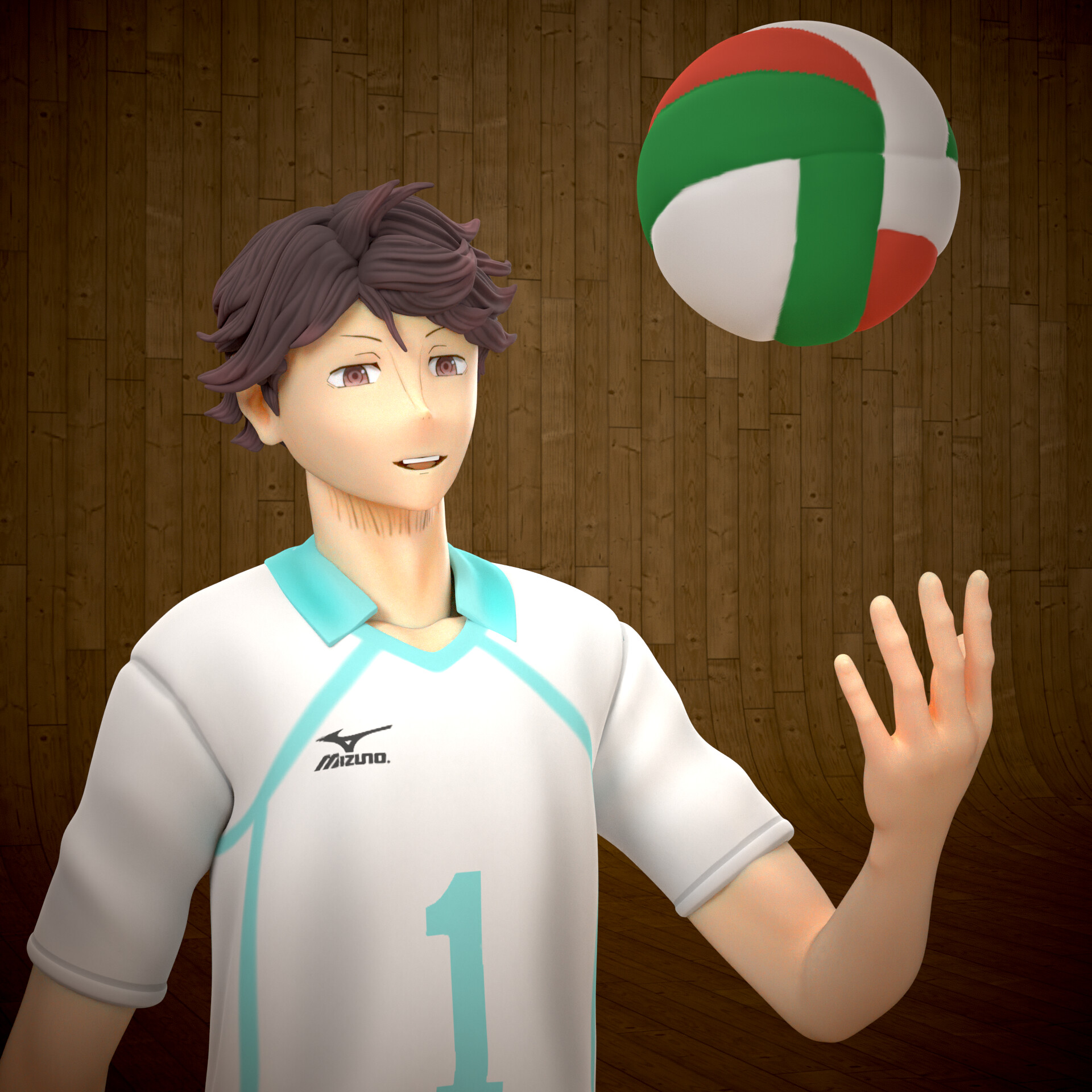 ArtStation - Oikawa Toru - Haikyu - Fan Art