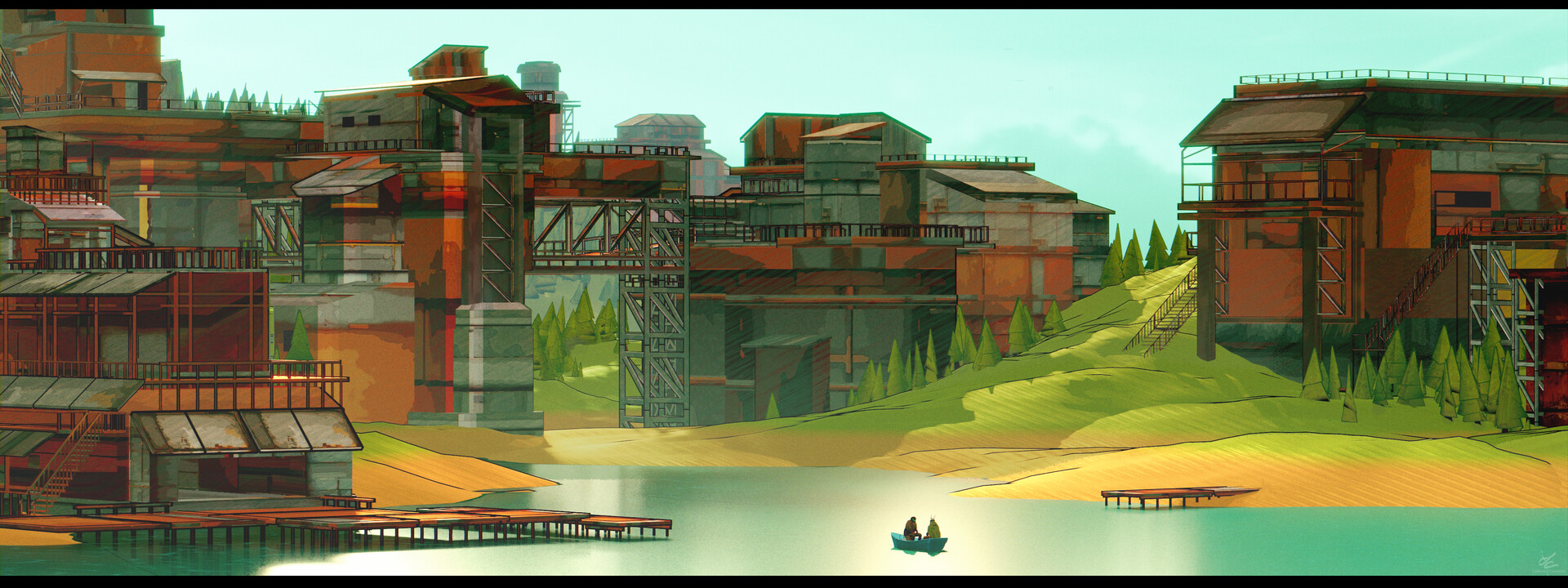 ArtStation - Environment Concept Art - Bases (Battle Royale, Survival ...