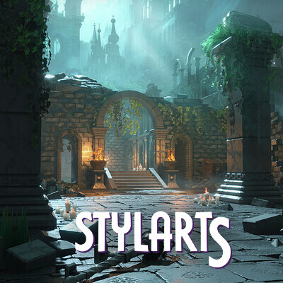 ArtStation - Stylized Lost Ruins