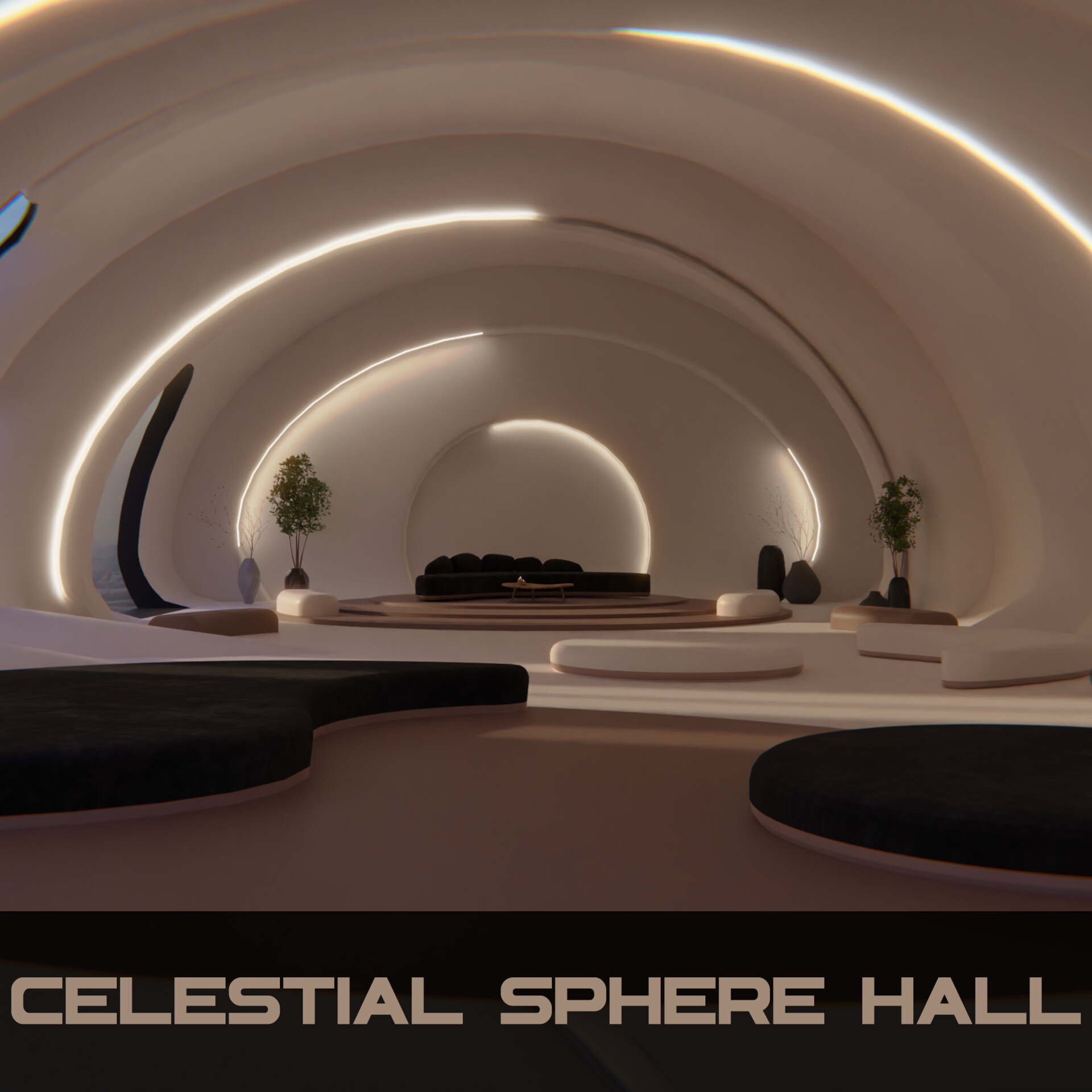 ArtStation - Celestial Sphere Hall