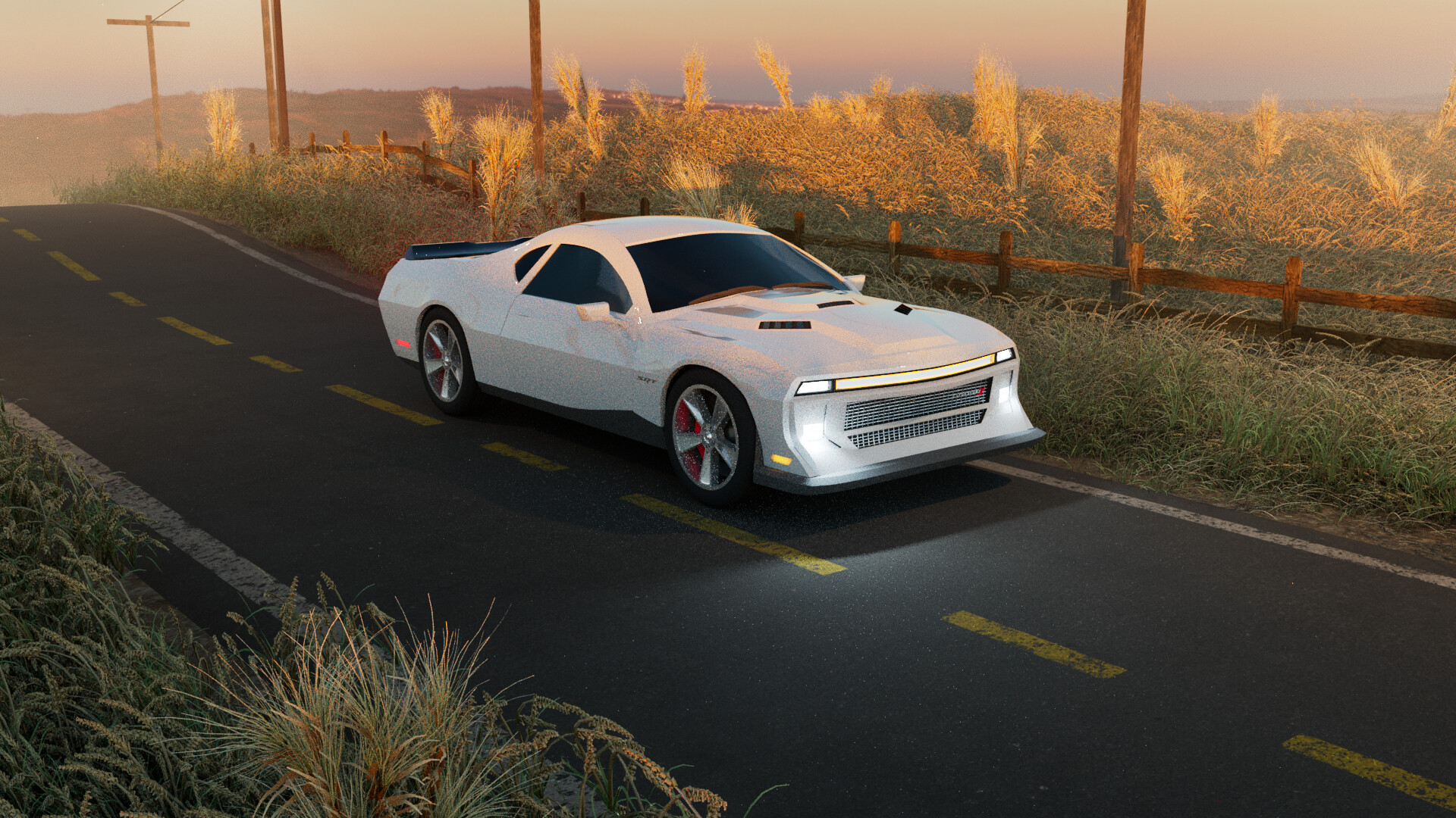 Landon Schmidt - 3D Model: The Future of the Dodge Challenger