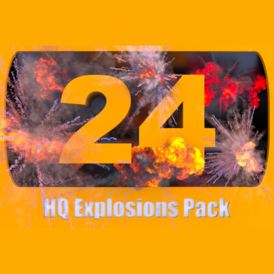 ArtStation - HQ Explosions Pack vol1
