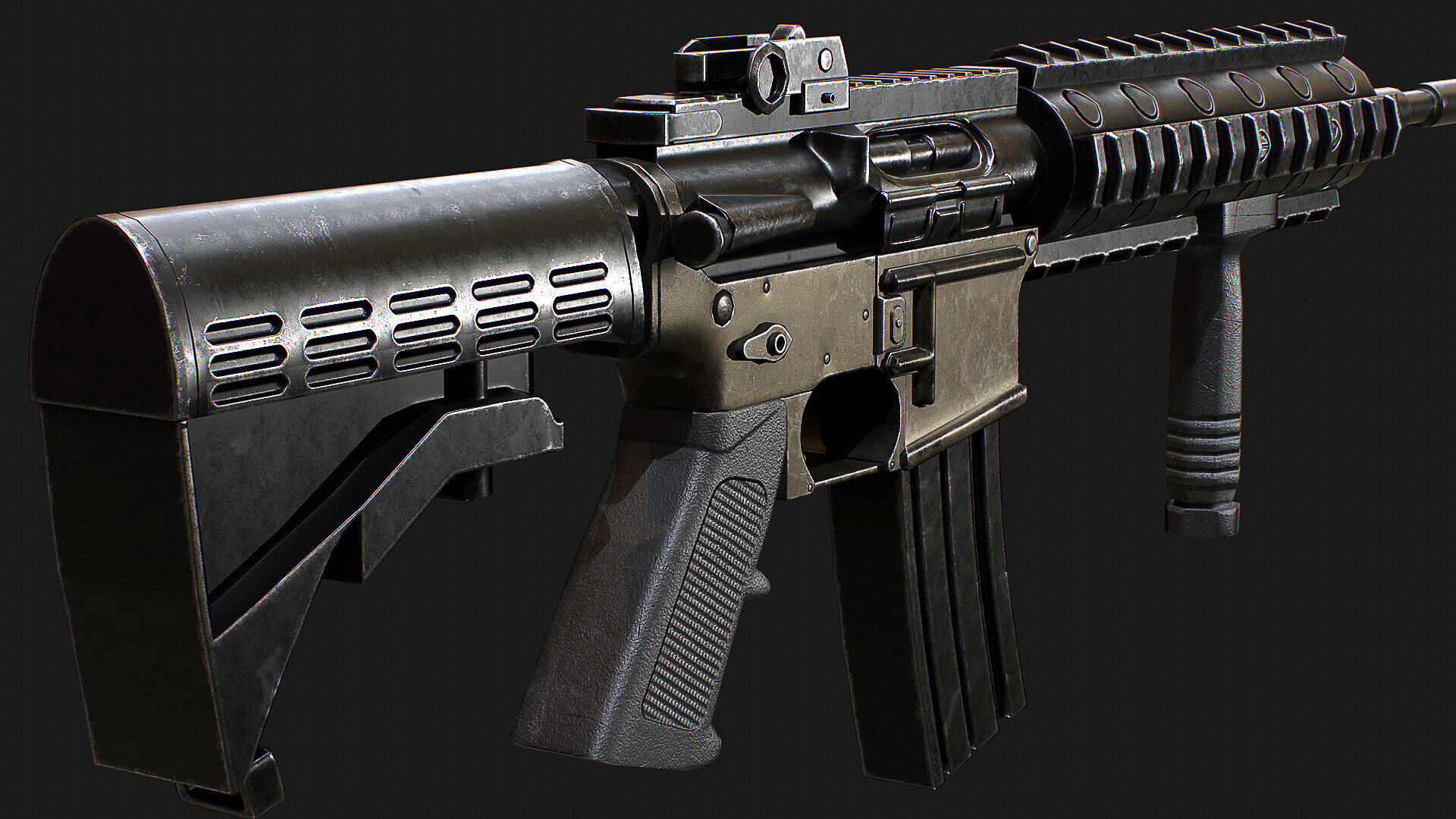 ArtStation - M4 Gun