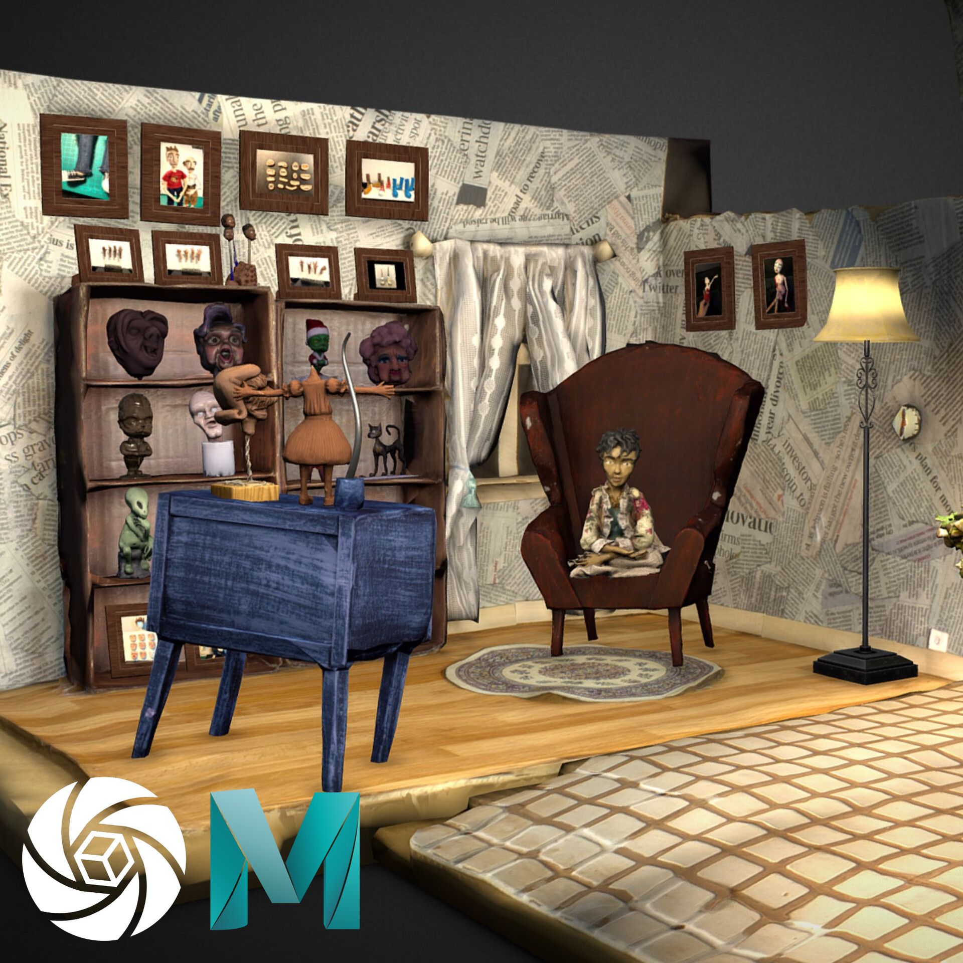 ArtStation - Puppet Display