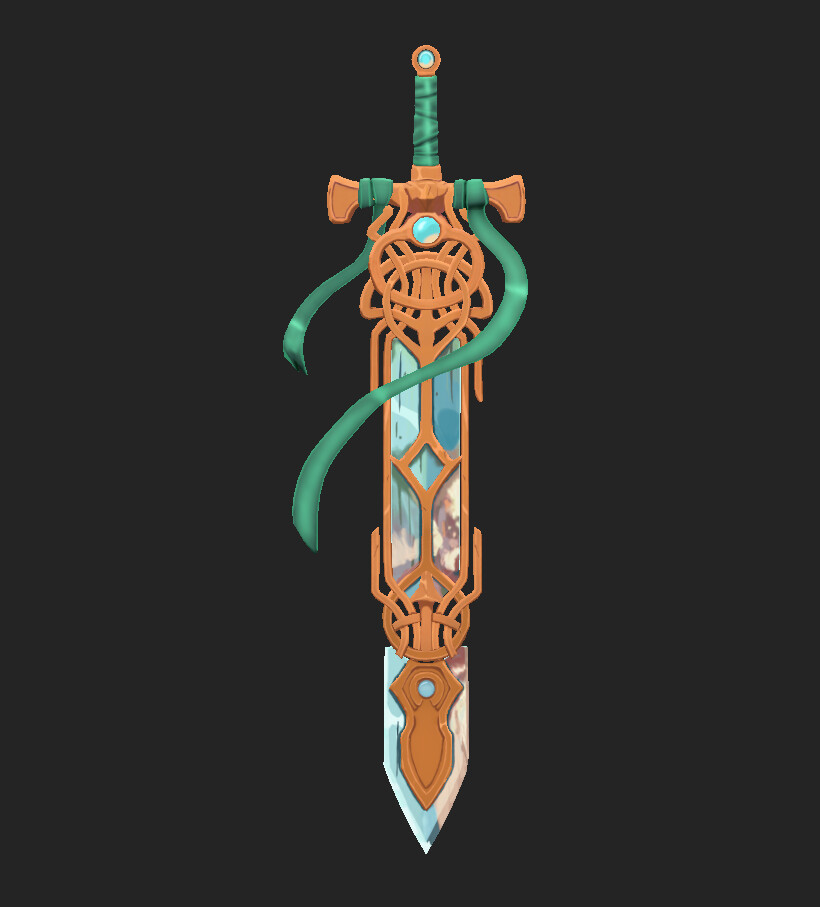 ArtStation - Stylized Sword