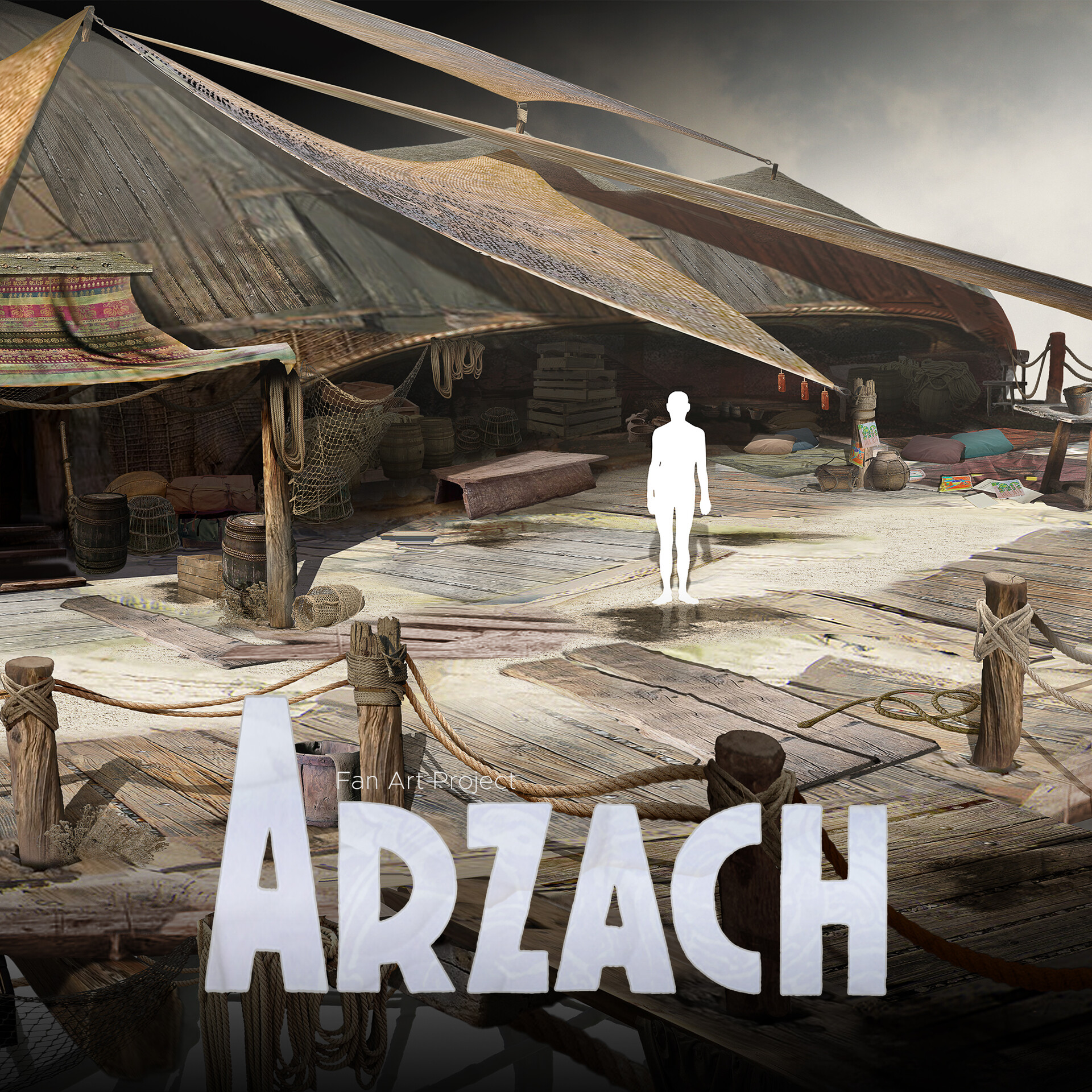ArtStation - ARZACH - Fan Art Project - House / Props Design