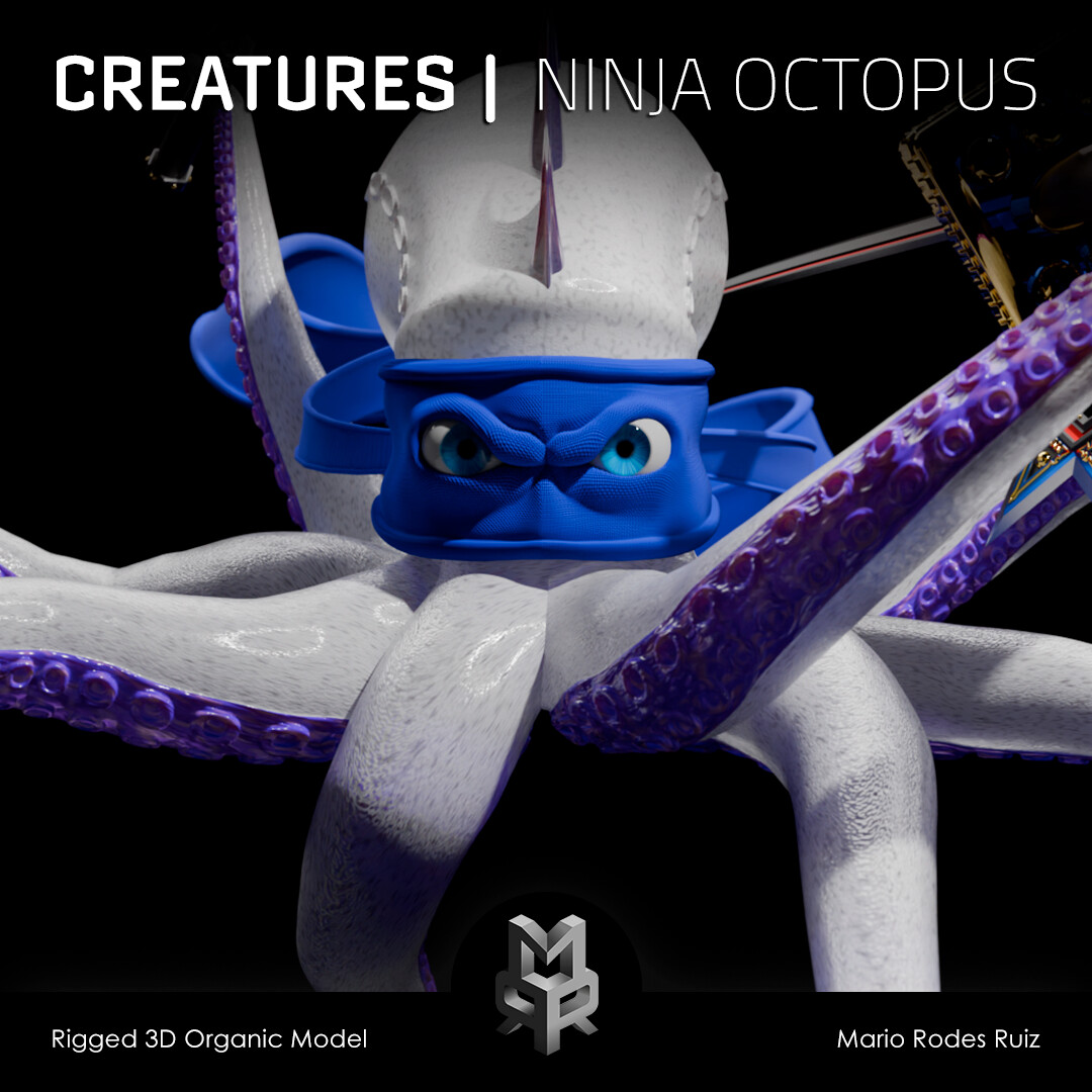 ArtStation - CREATURES | NINJA OCTOPUS
