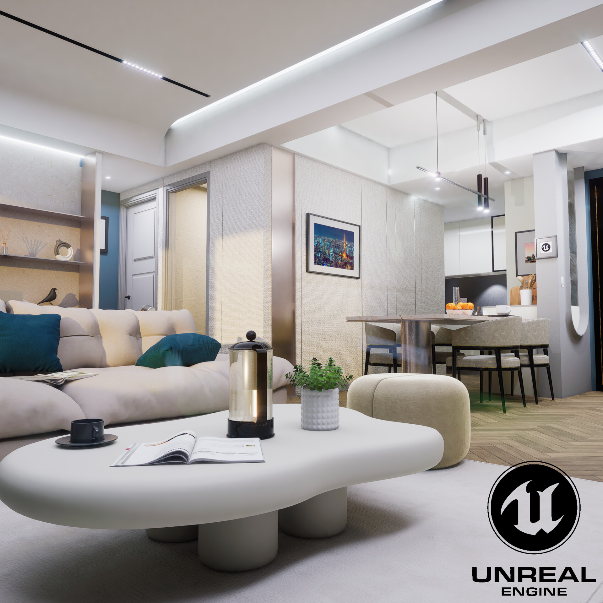ArtStation - Interiors ( Unreal Engine 5 )