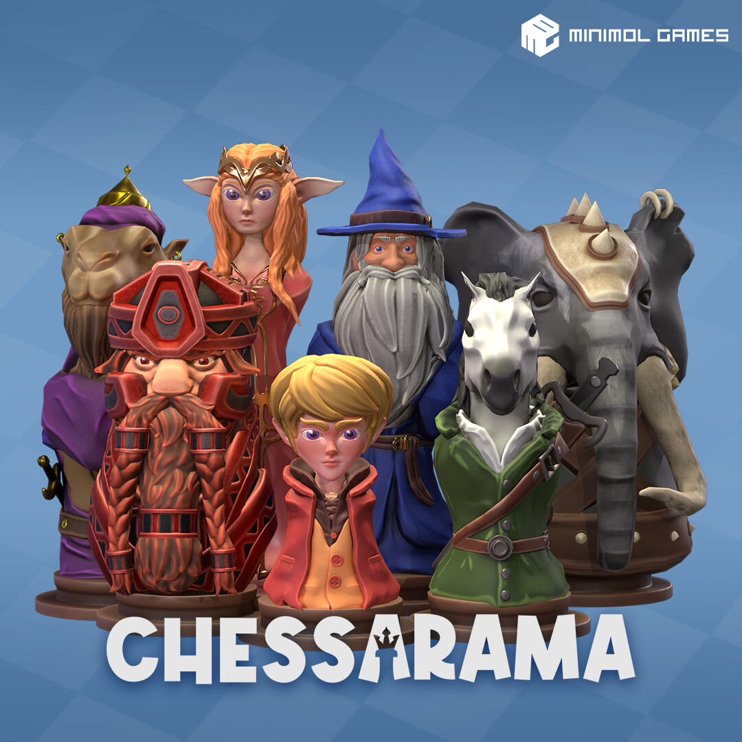 ArtStation - Chessarama - Dragon Slayer Set