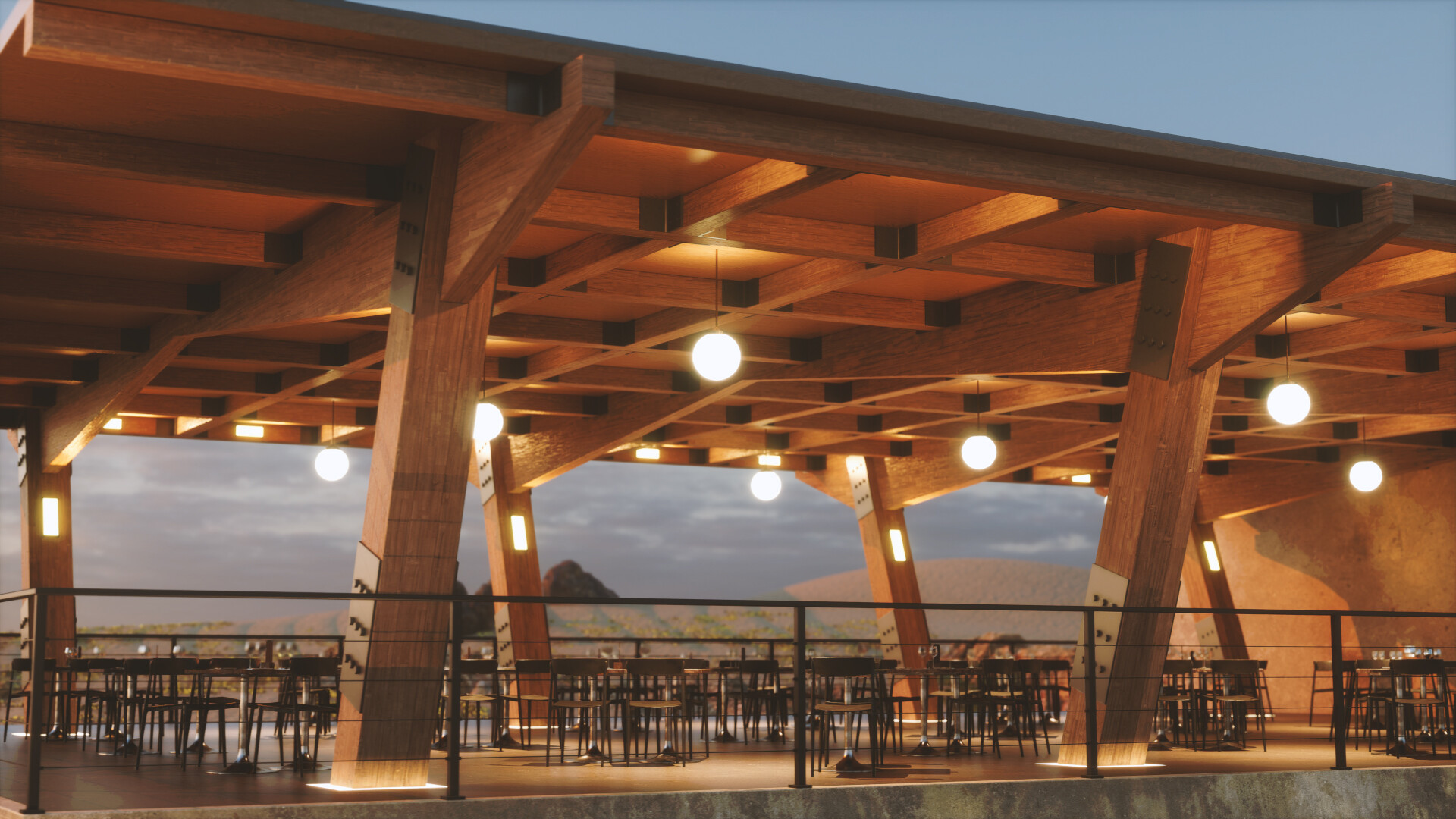 ArtStation - Sunset Foods: Architectural Animation with Unreal Engine 5