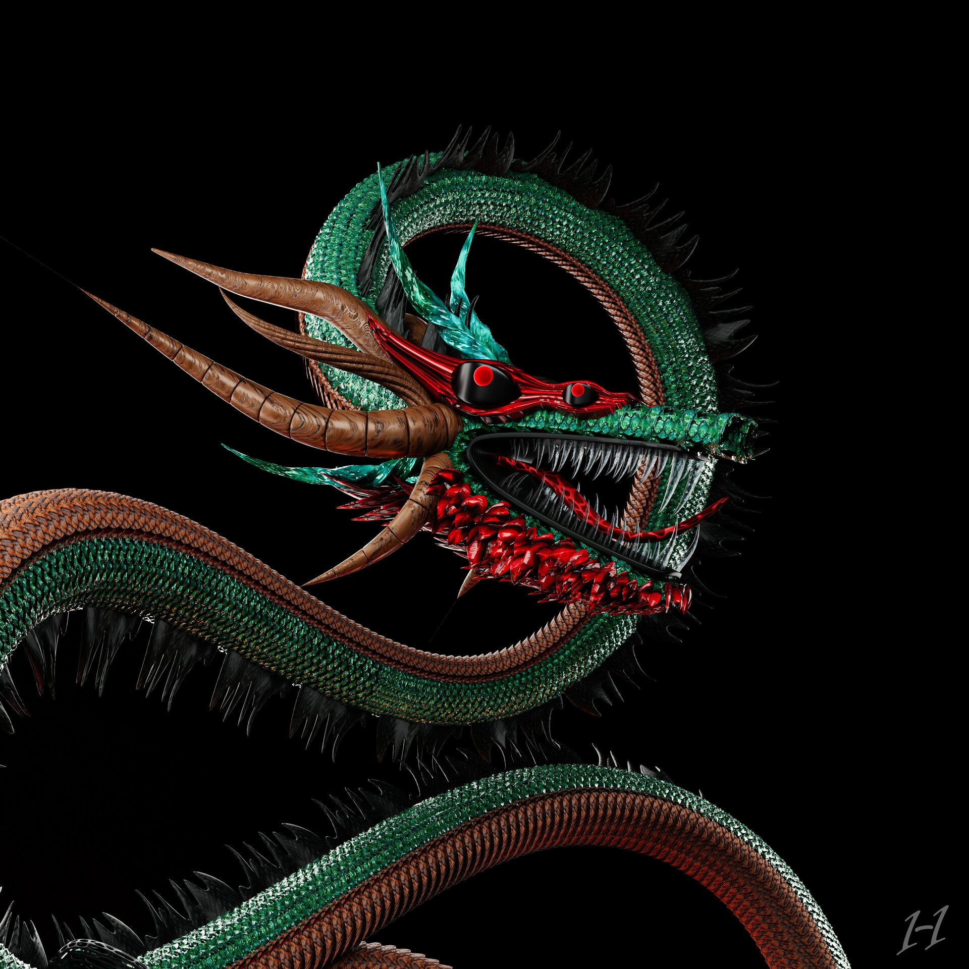 ArtStation - Shenlong Dragon ( Procedural )