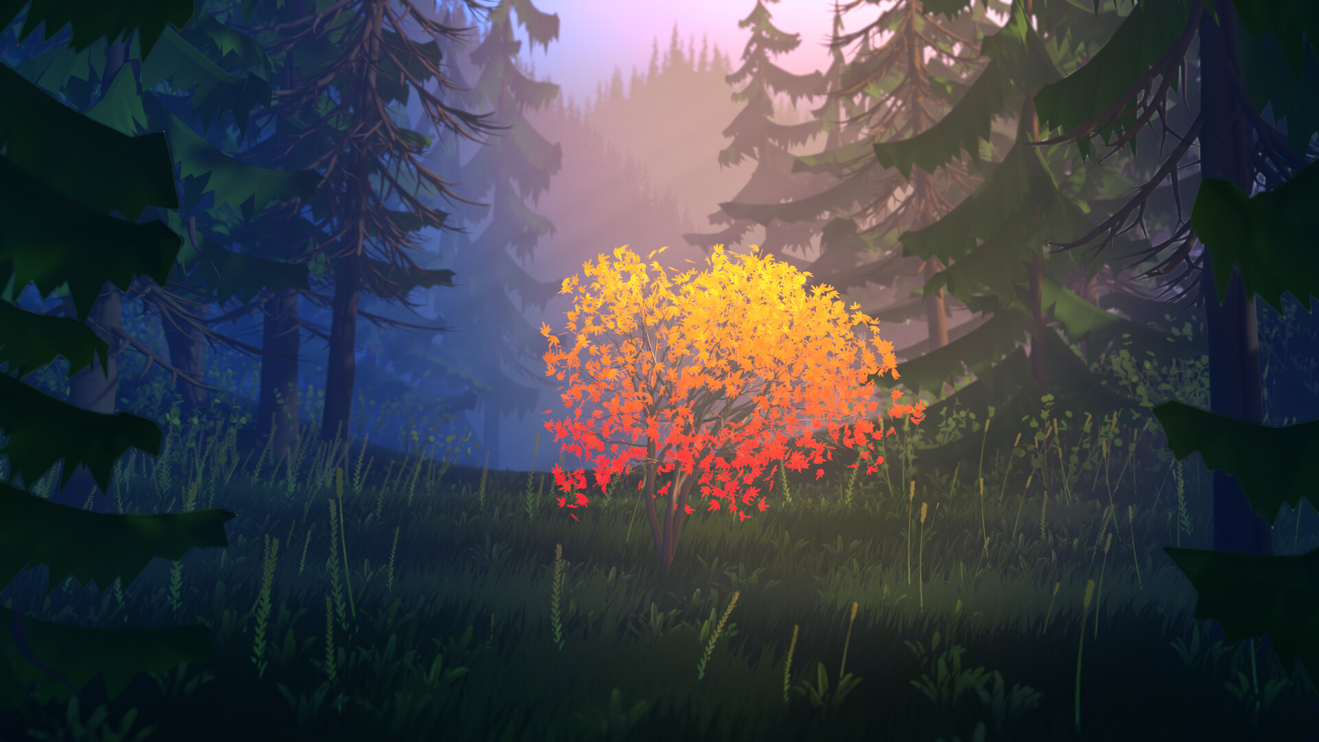 ArtStation - Autum in Forest