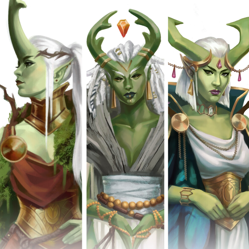 ArtStation - The Fey Court - Character Set