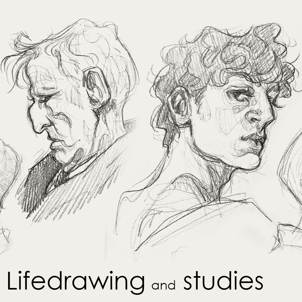 ArtStation - Lifedrawing and studies