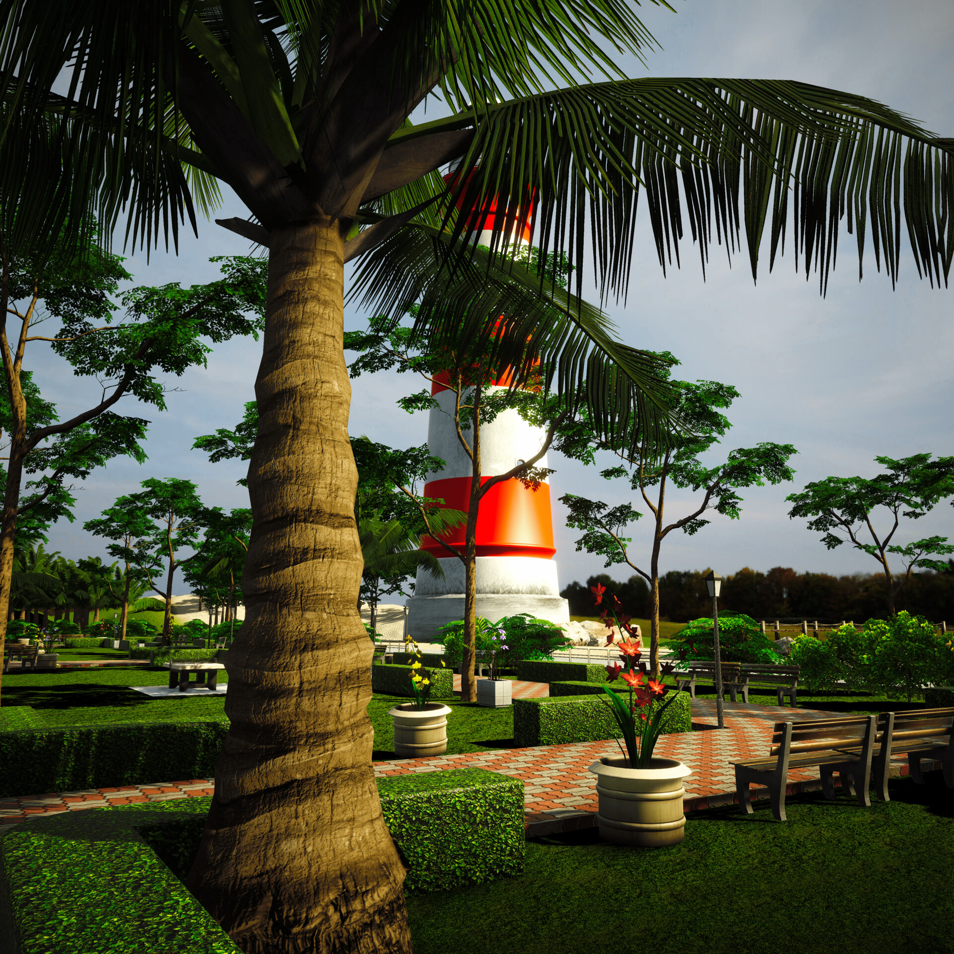 ArtStation - Park Environment