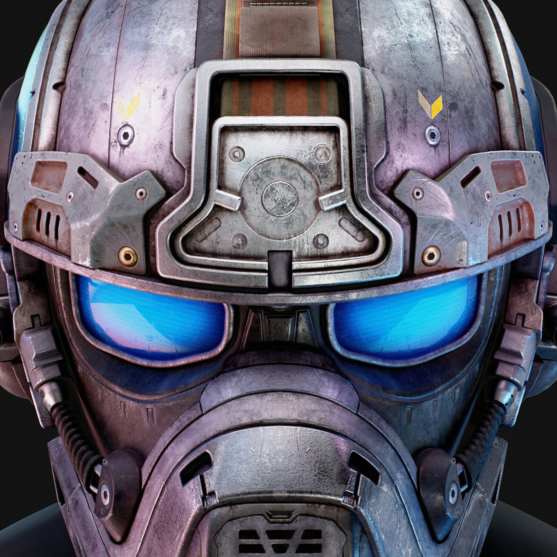 ArtStation - Gears Of War Helmet - Textured (Fan art)