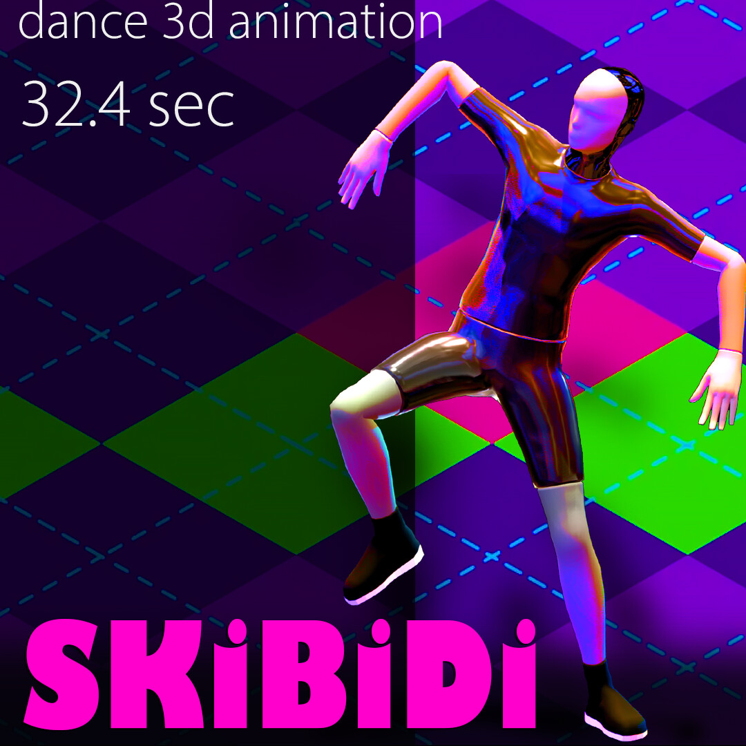 MocapDancer - A&M: Skibidi - dance loop (MocapDancer animation) 132bpm