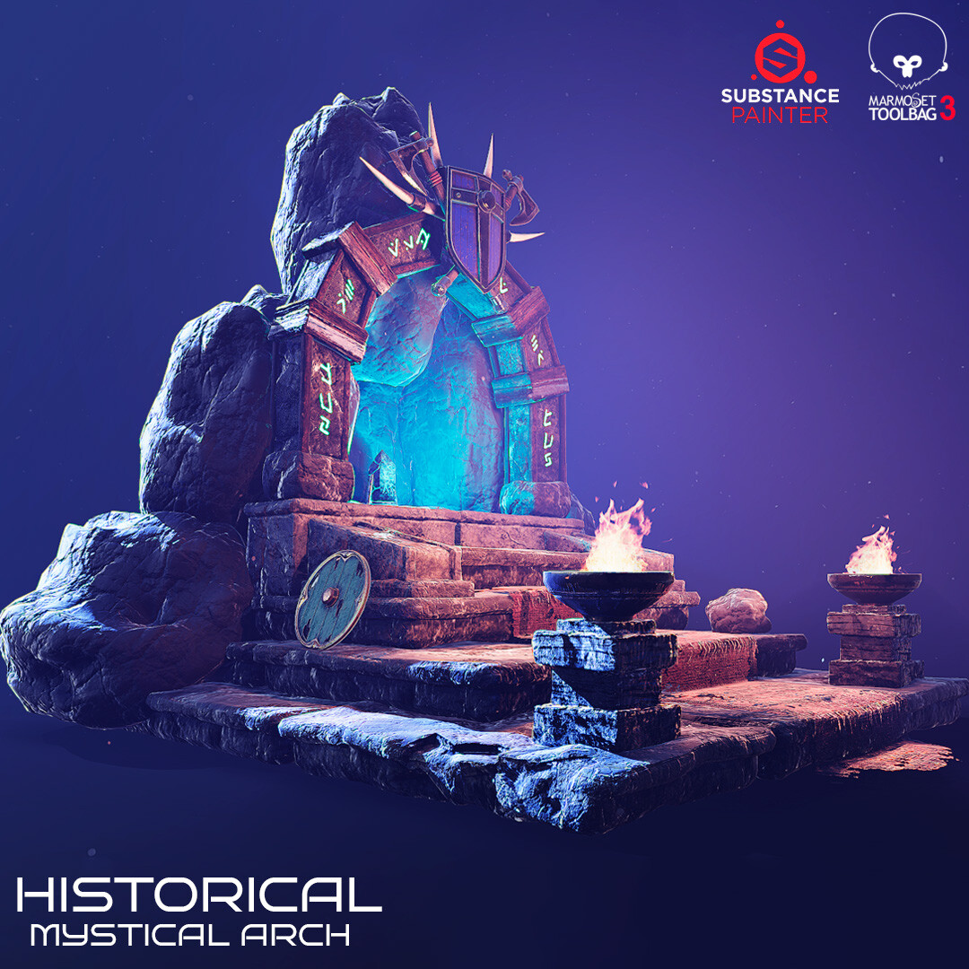 ArtStation - Historical mystical arch