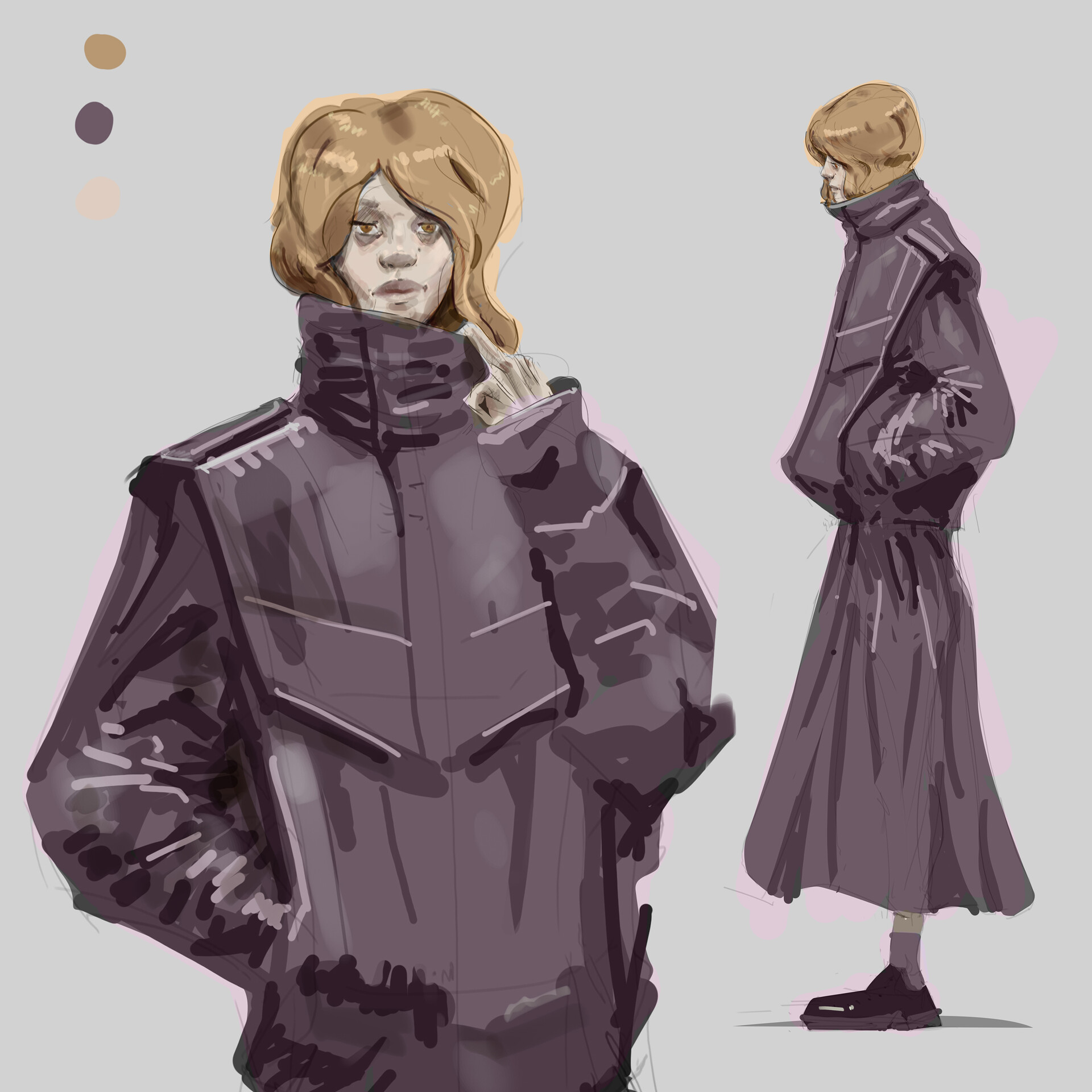 ArtStation - jacket- character concept art