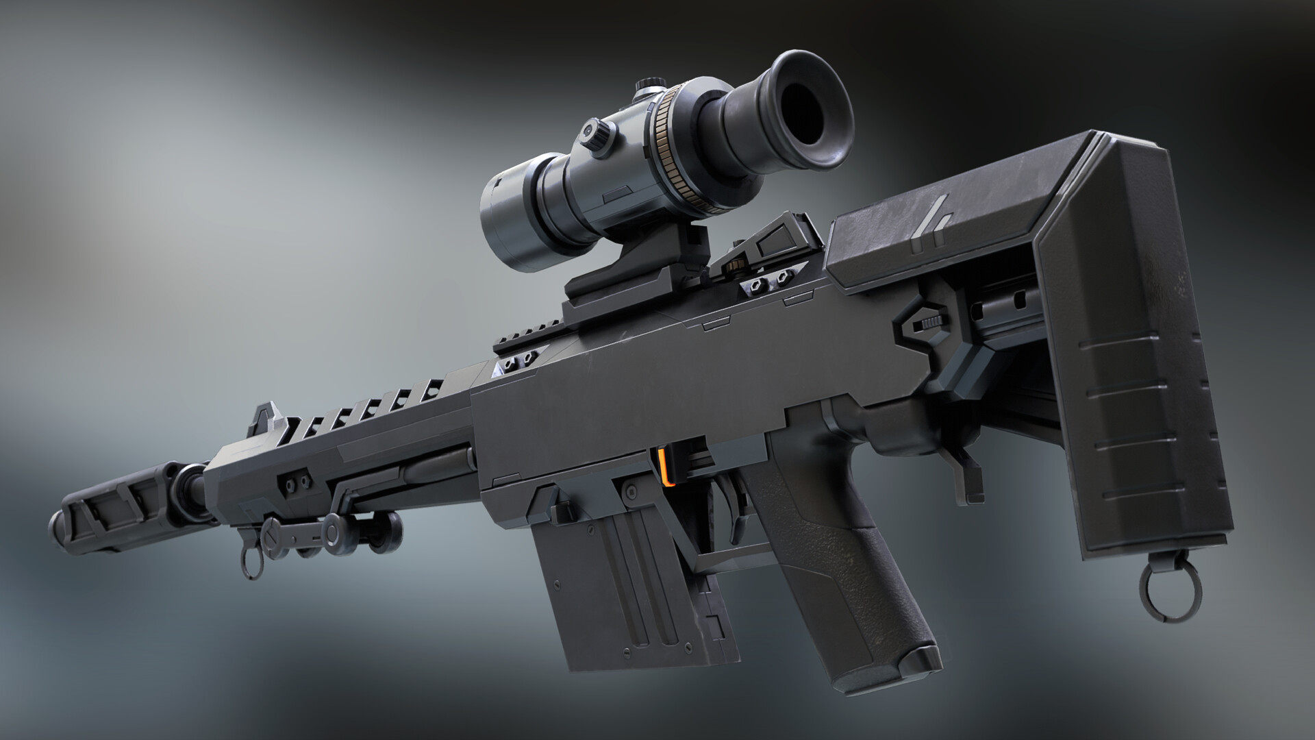 ArtStation - CyberRifle [REAL-TIME]