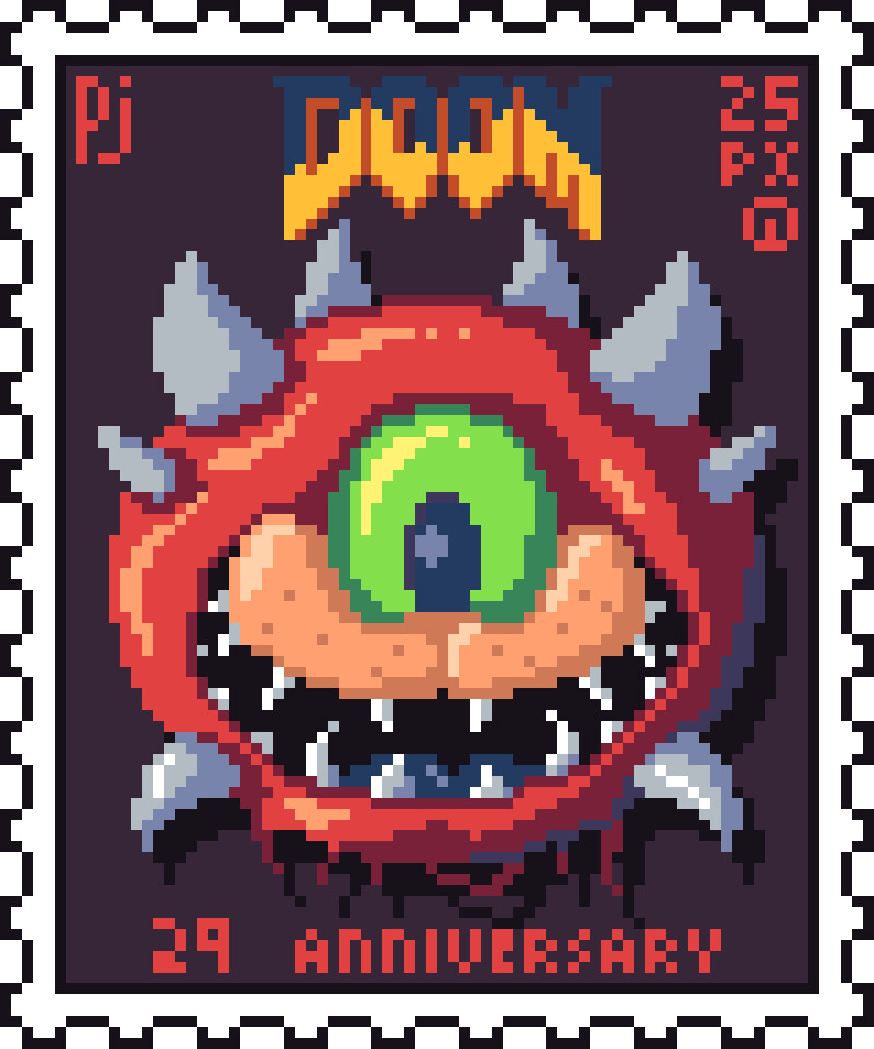 ArtStation - Doom Stamp