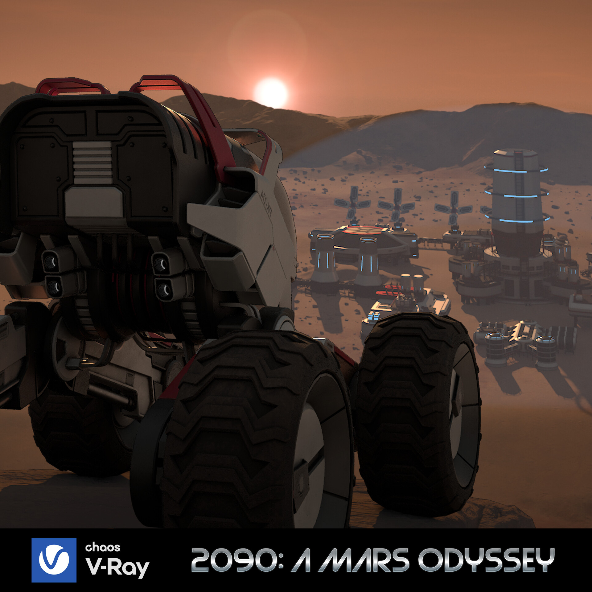 ArtStation - 2090: A Mars Odyssey | CG Short Film