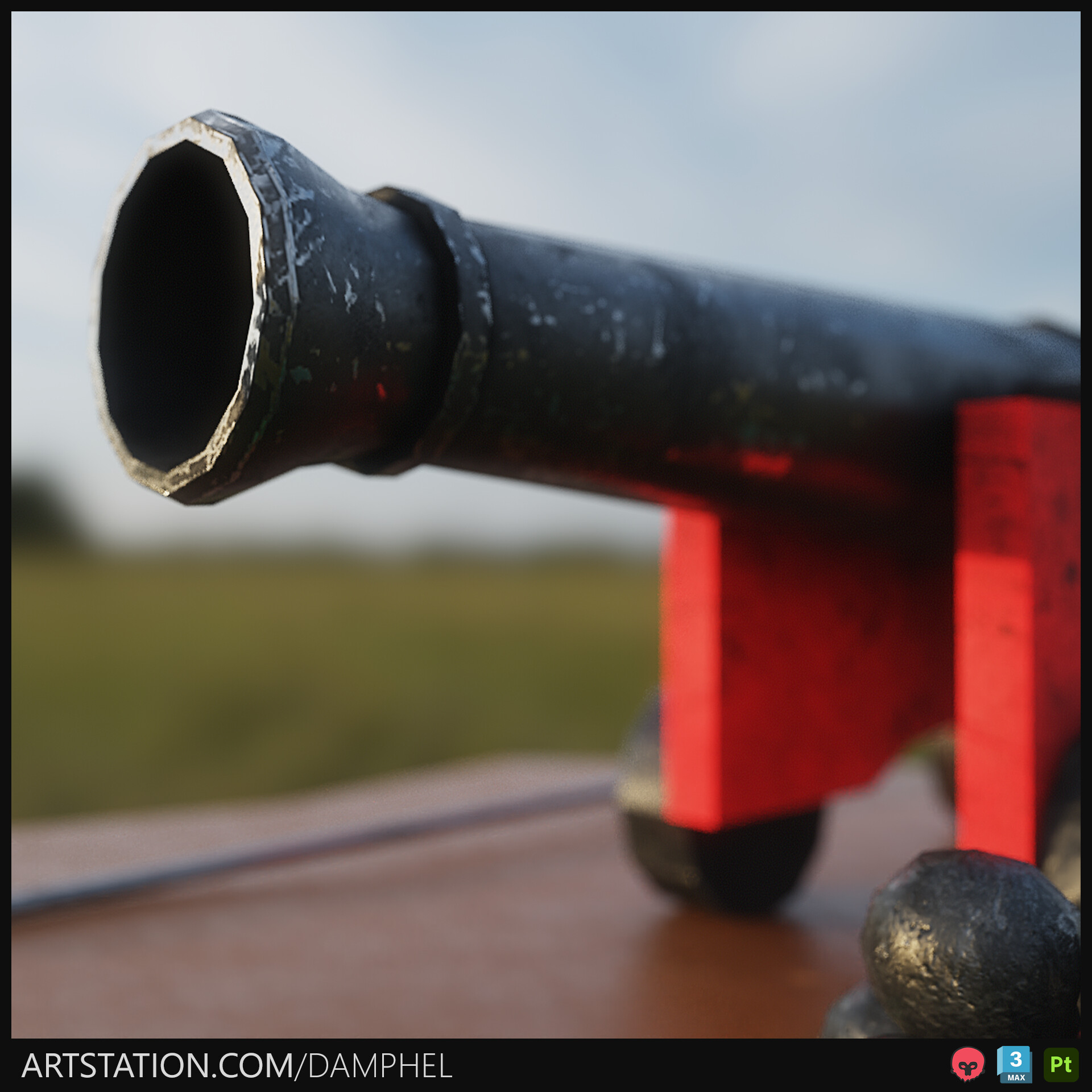 Denis Pineda - Spanish Soldier & Cannon | Omoa - Honduras Ancestral App