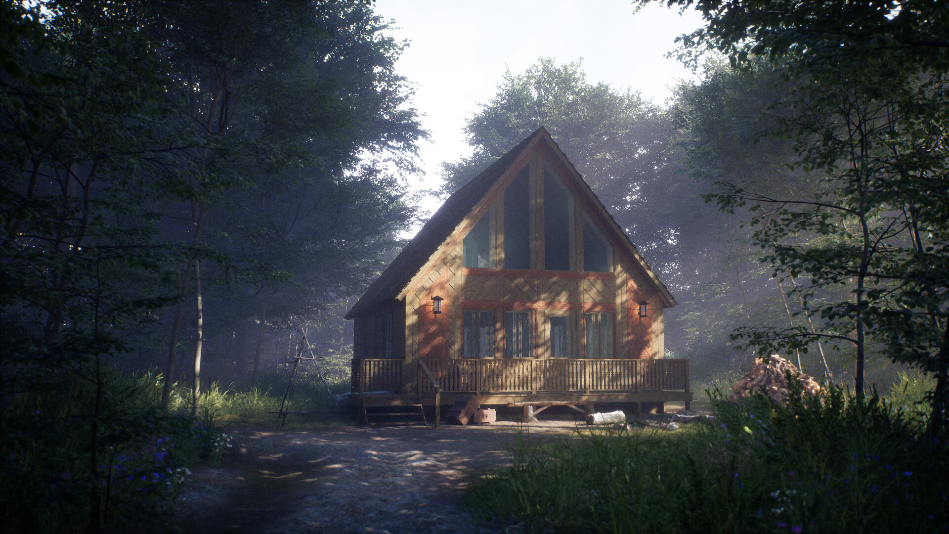 ArtStation - Unreal Engine 5 House in forest Part 1