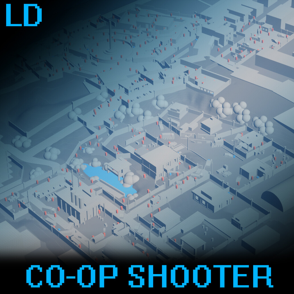 ArtStation - LEVEL DISIGN - PROTOTYPE for cooperative shooter UE5