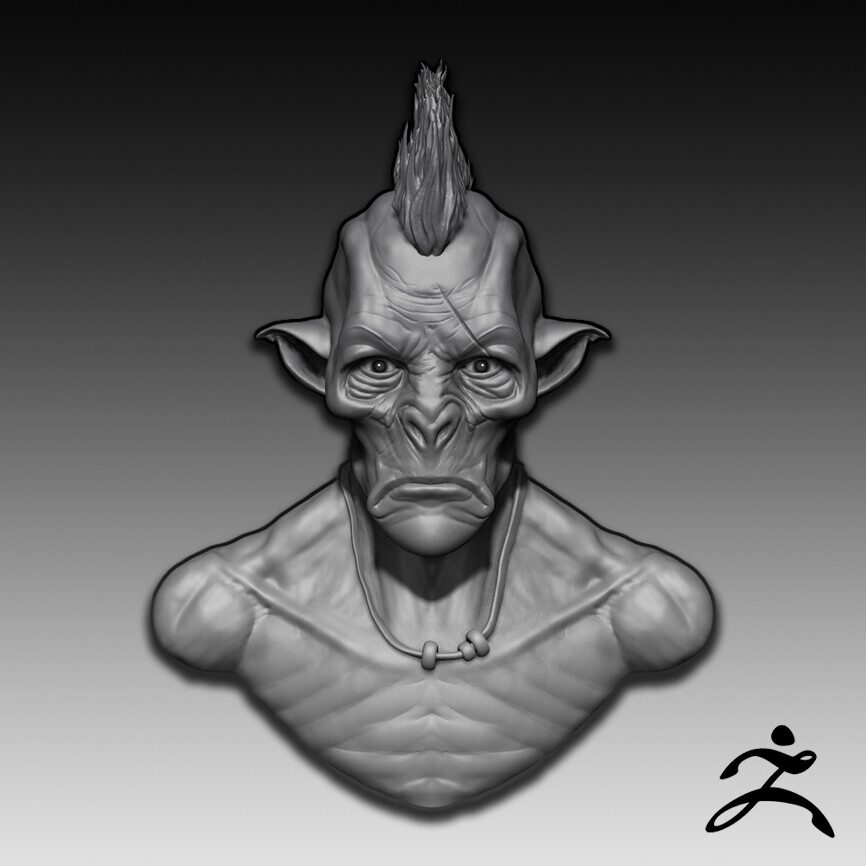 ArtStation - 3D Sculpt | Goblin Hawk