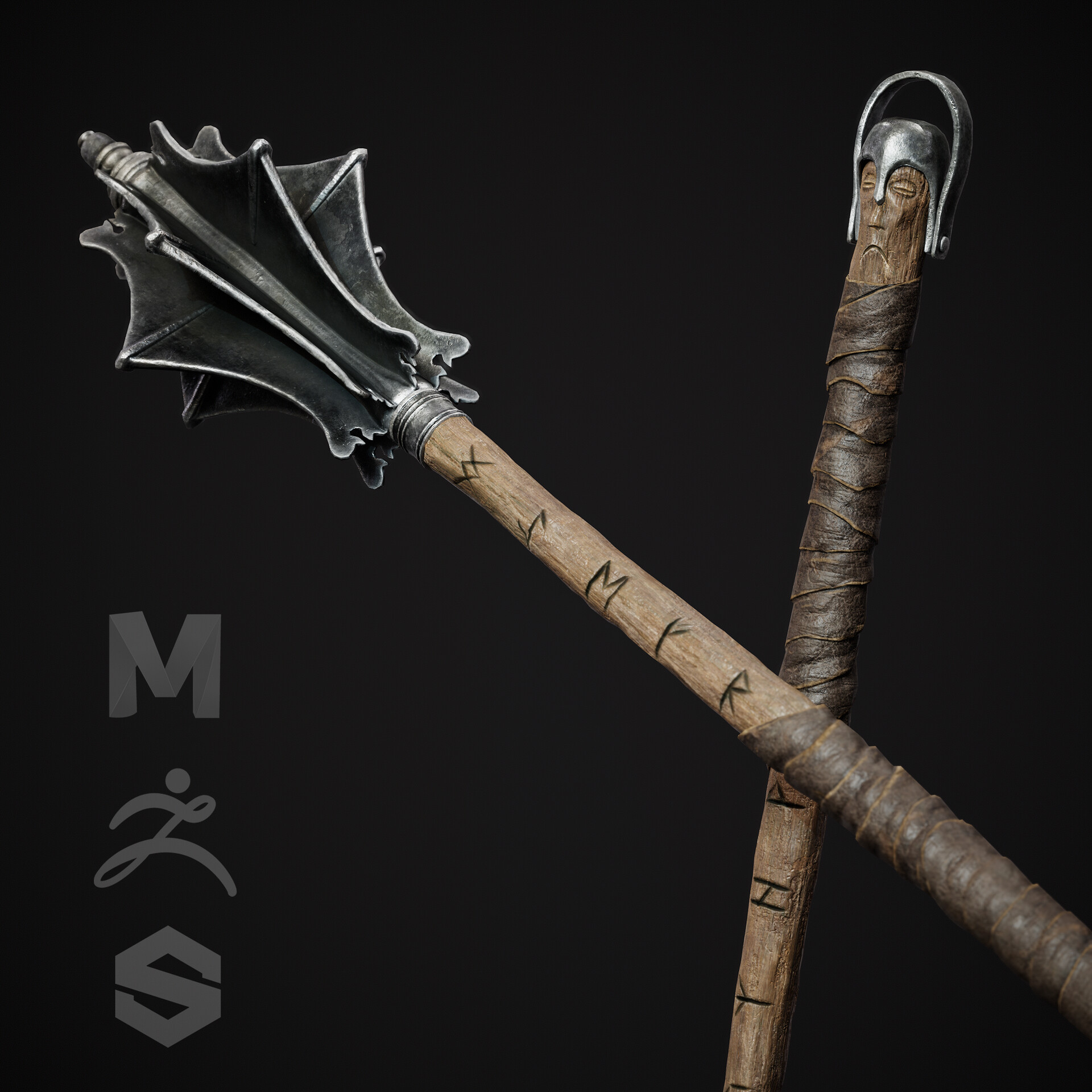 ArtStation - Flanged Mace