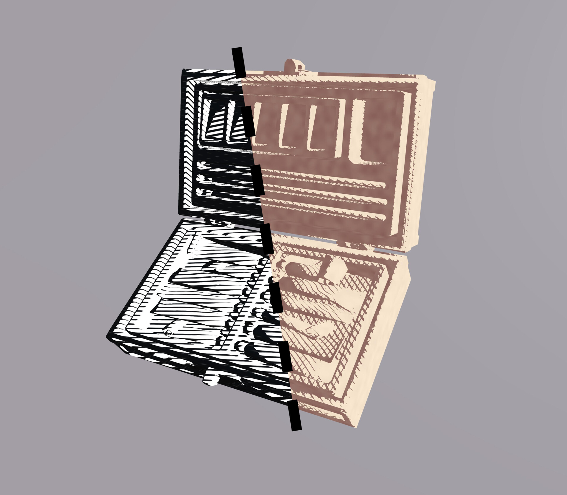 ArtStation - Sketch cross hatching Shader (WIP)