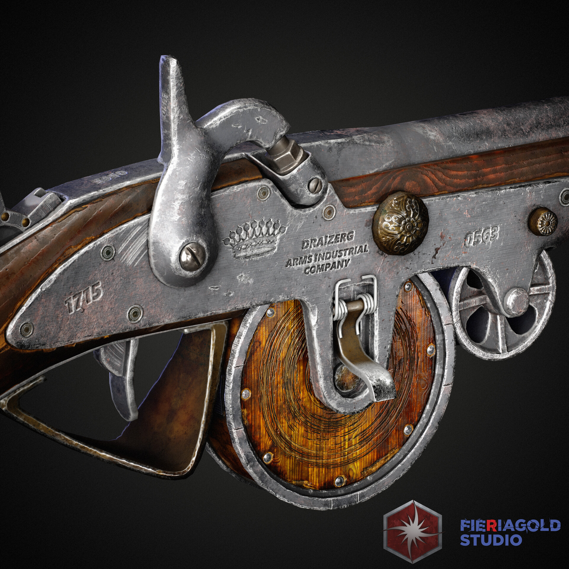 ArtStation - Old Steampunk Weapon
