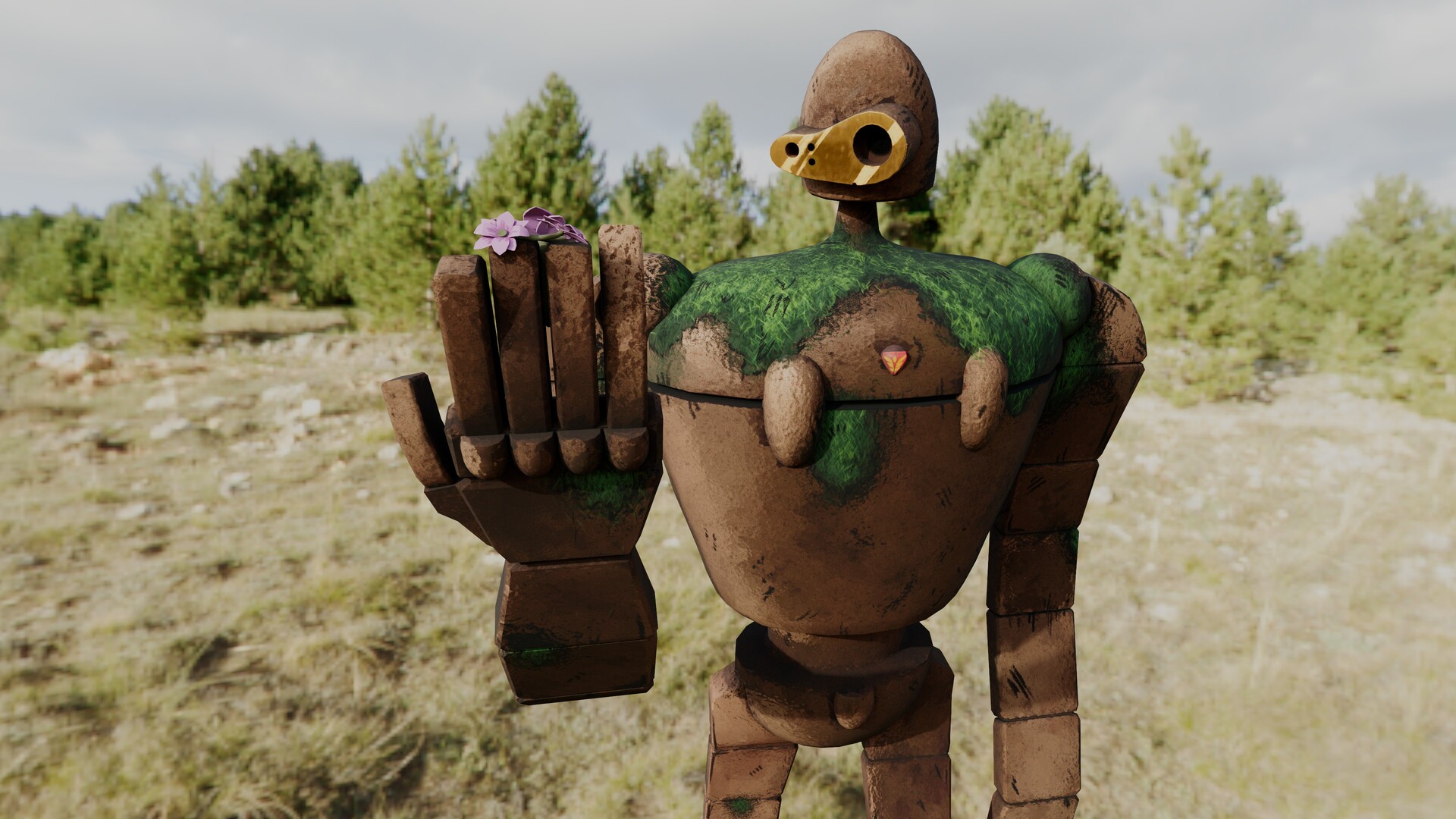ArtStation - Laputa Robot Trooper - Castle in the Sky