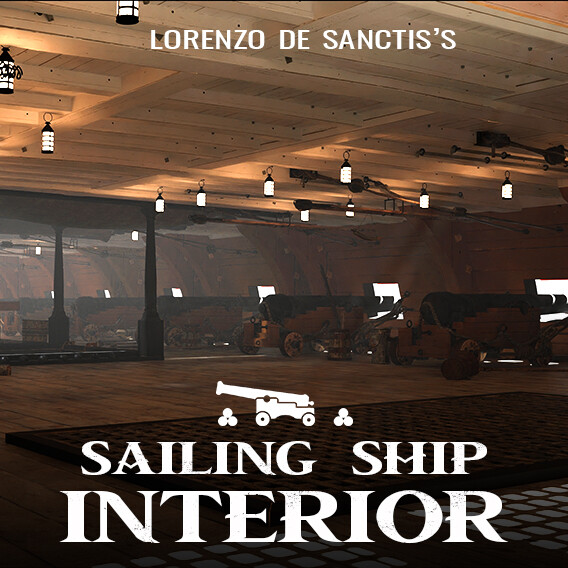 ArtStation - Sailing Ship Interior | 3D Kit