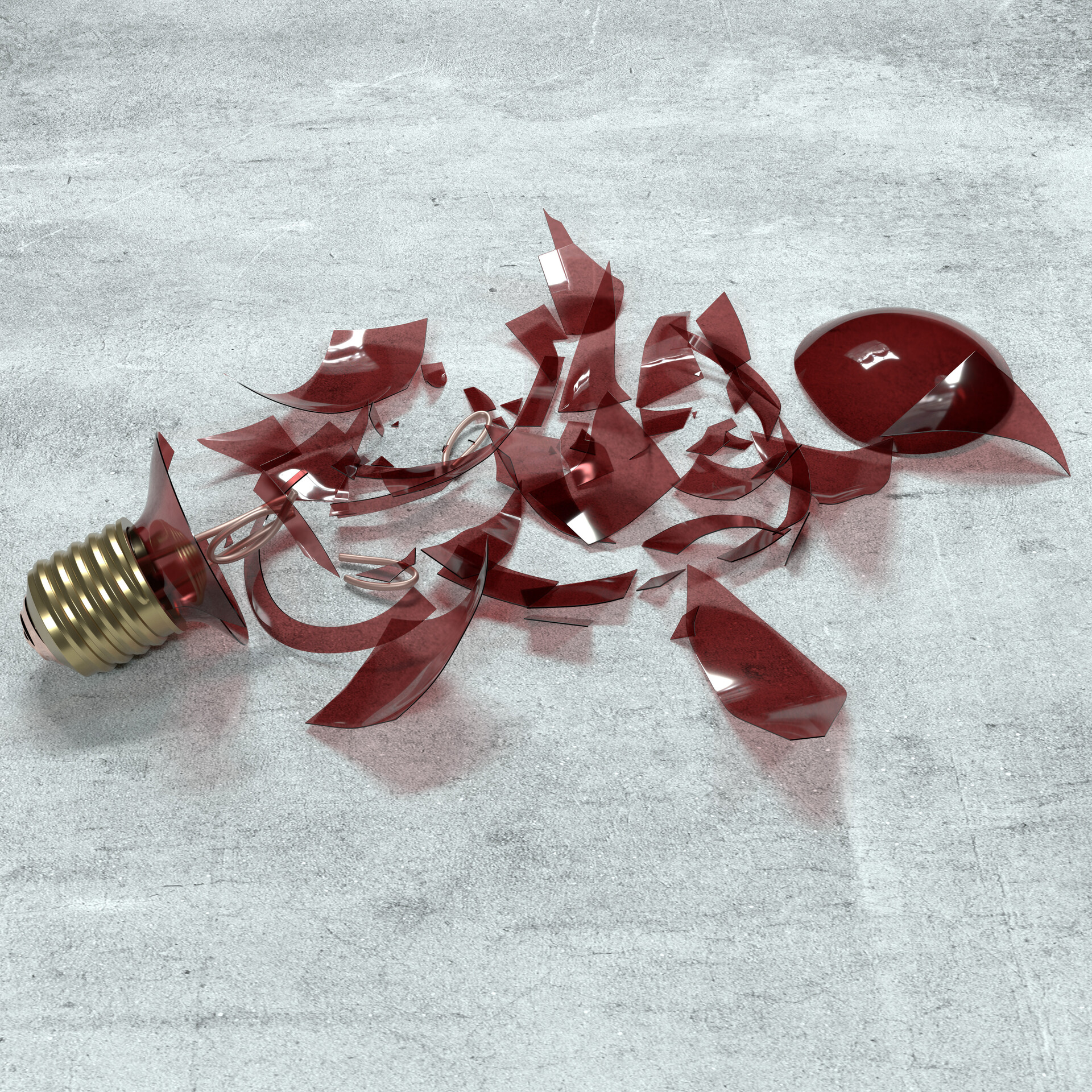 ArtStation - Shattered Light Bulb