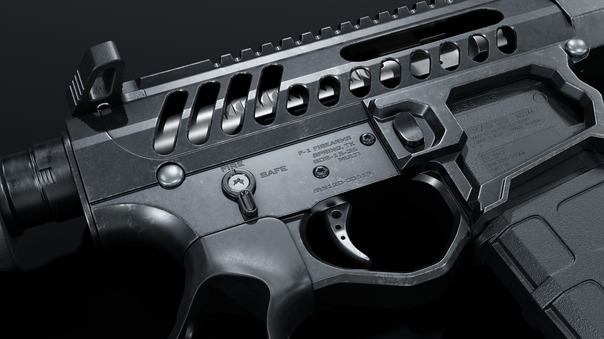 ArtStation - AR-15 F1 FIREARMS