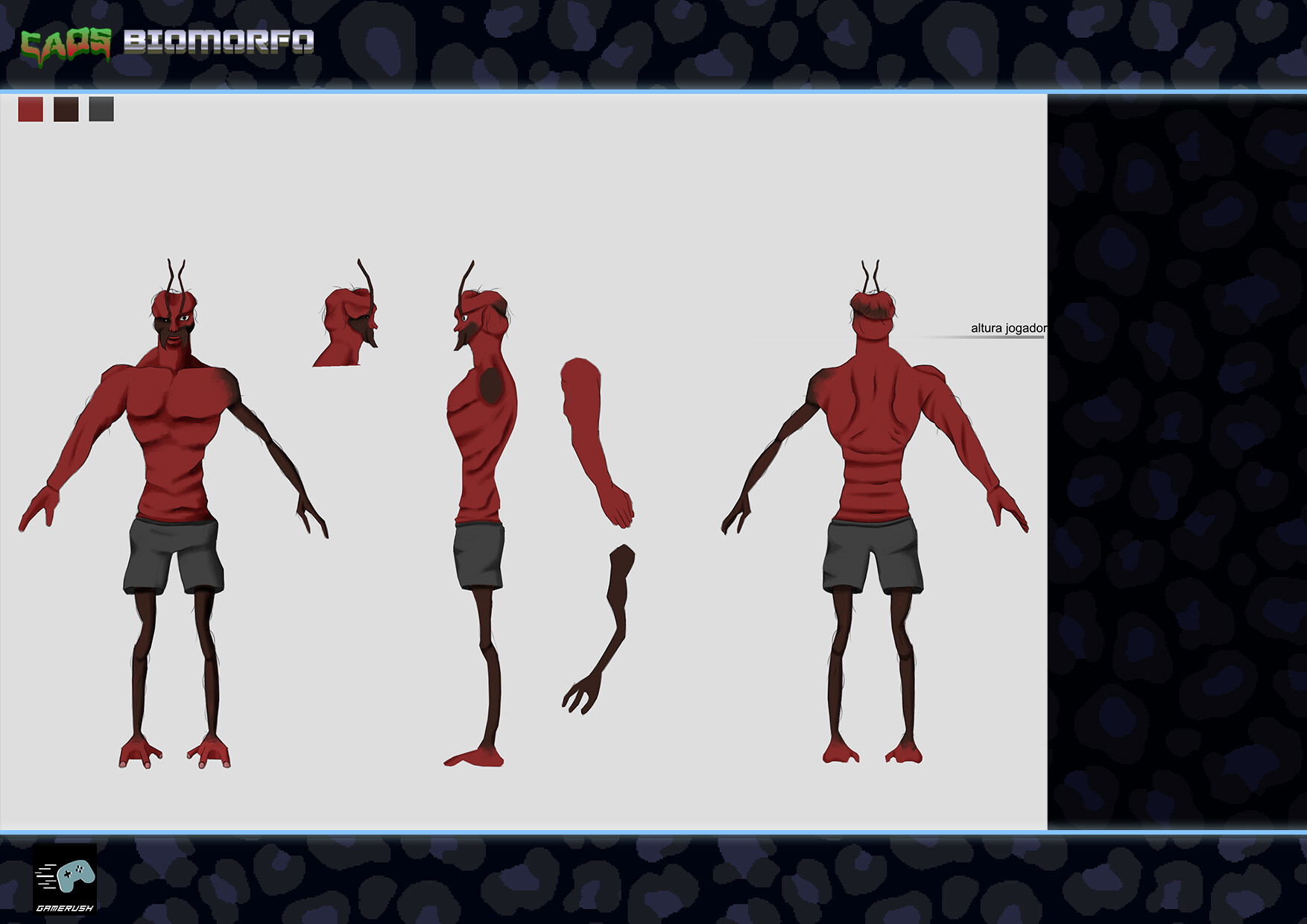 ArtStation - Caos Biomorfo - Homo Paraponerinae (Homem-Tucandeira)