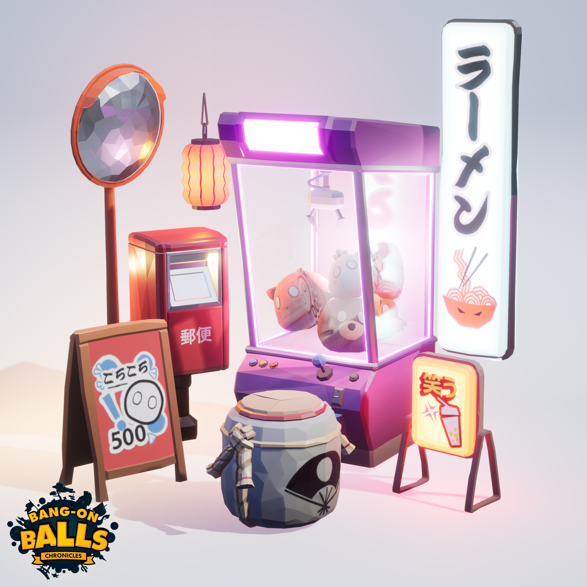 ArtStation - Bang-On Balls: Chronicles - Props