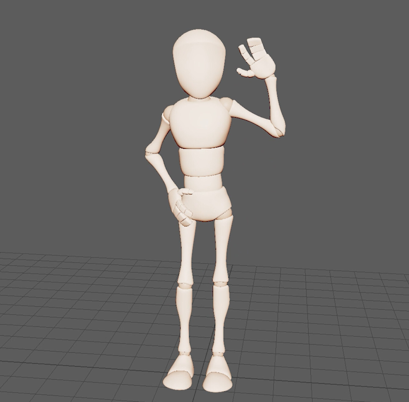 ArtStation - Polite Arm Wave Animation